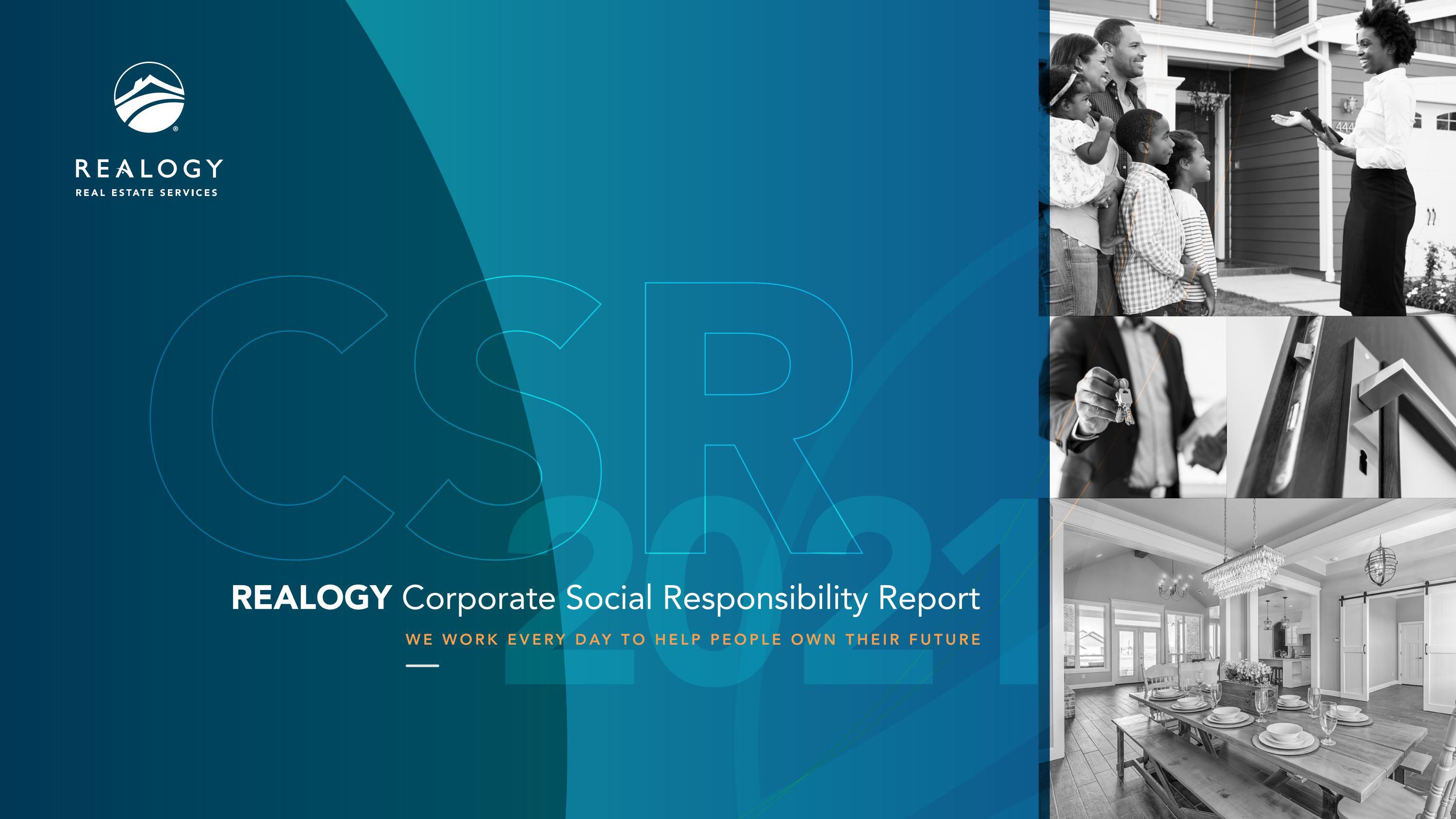 2021 Realogy CSR Report by mageewomens - Issuu