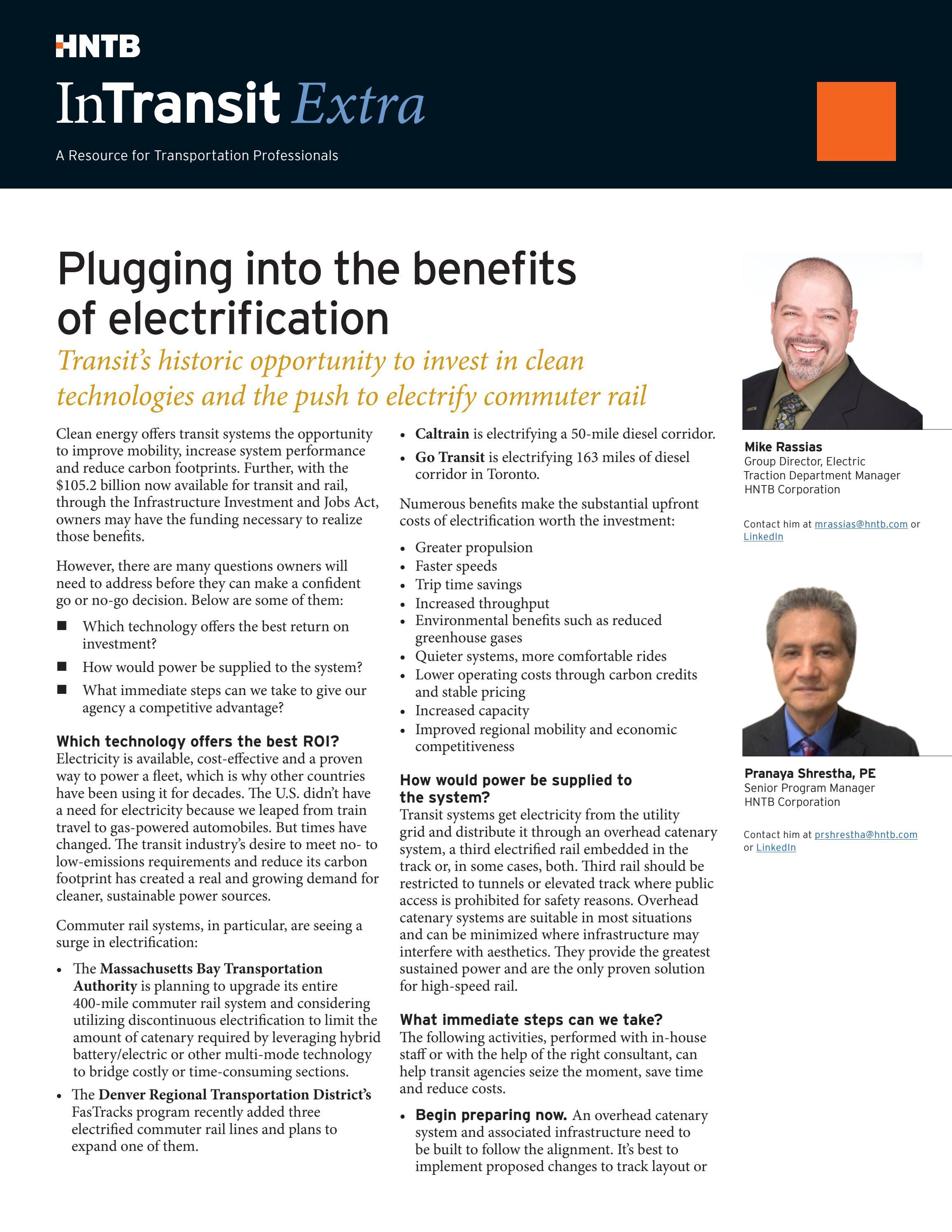 Transit Electrication | InTransit Extra by hntbcompanies - Issuu