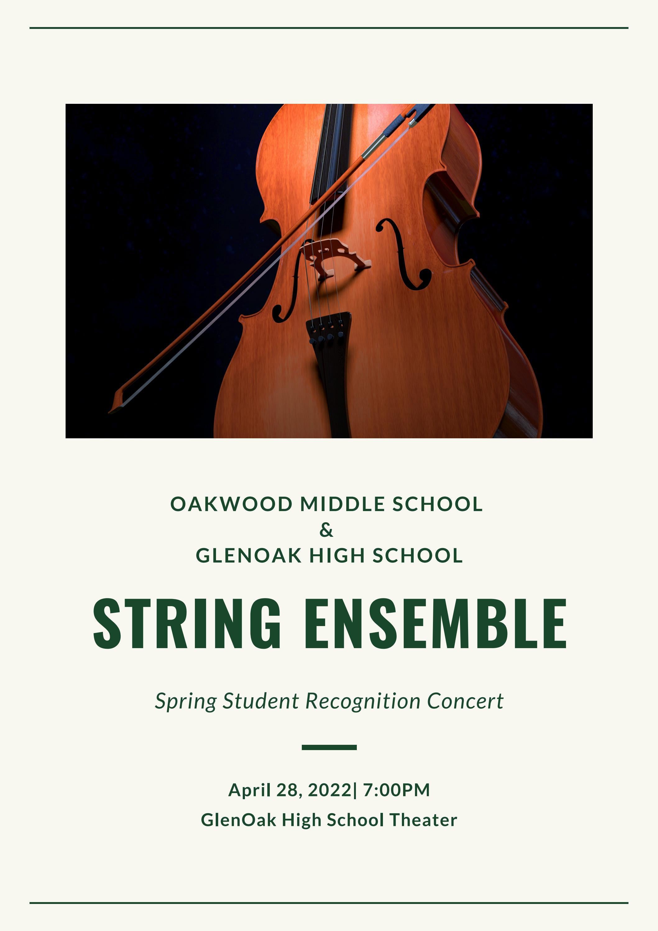 2022 String Ensemble GOHS & OW by Plain Local Schools - Issuu