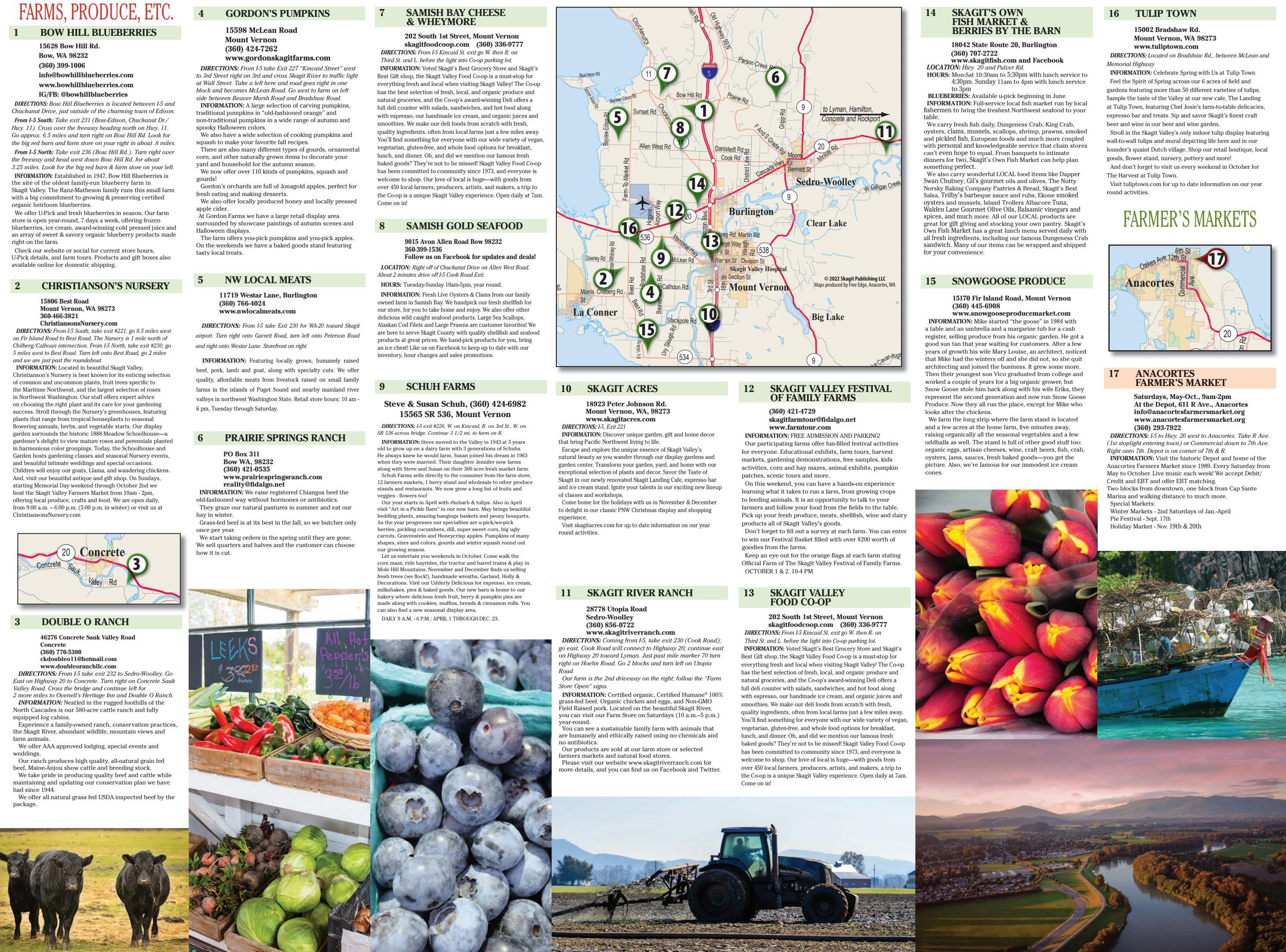 Skagit Valley Farm Map 2022 by Skagit Publishing - Issuu