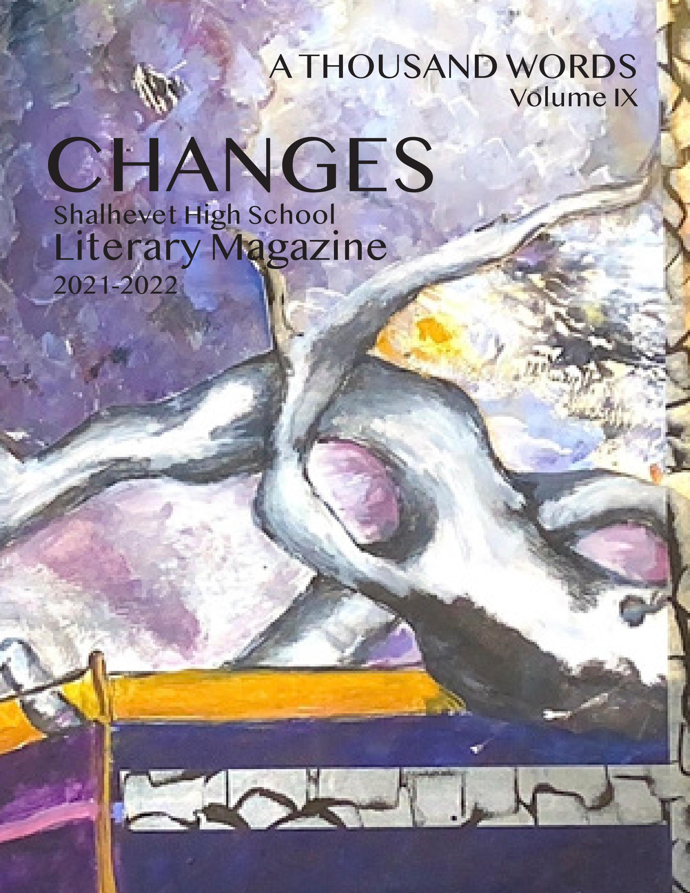 CHANGES. 2021-2022 Shalhevet High School Literary Magazine by ...