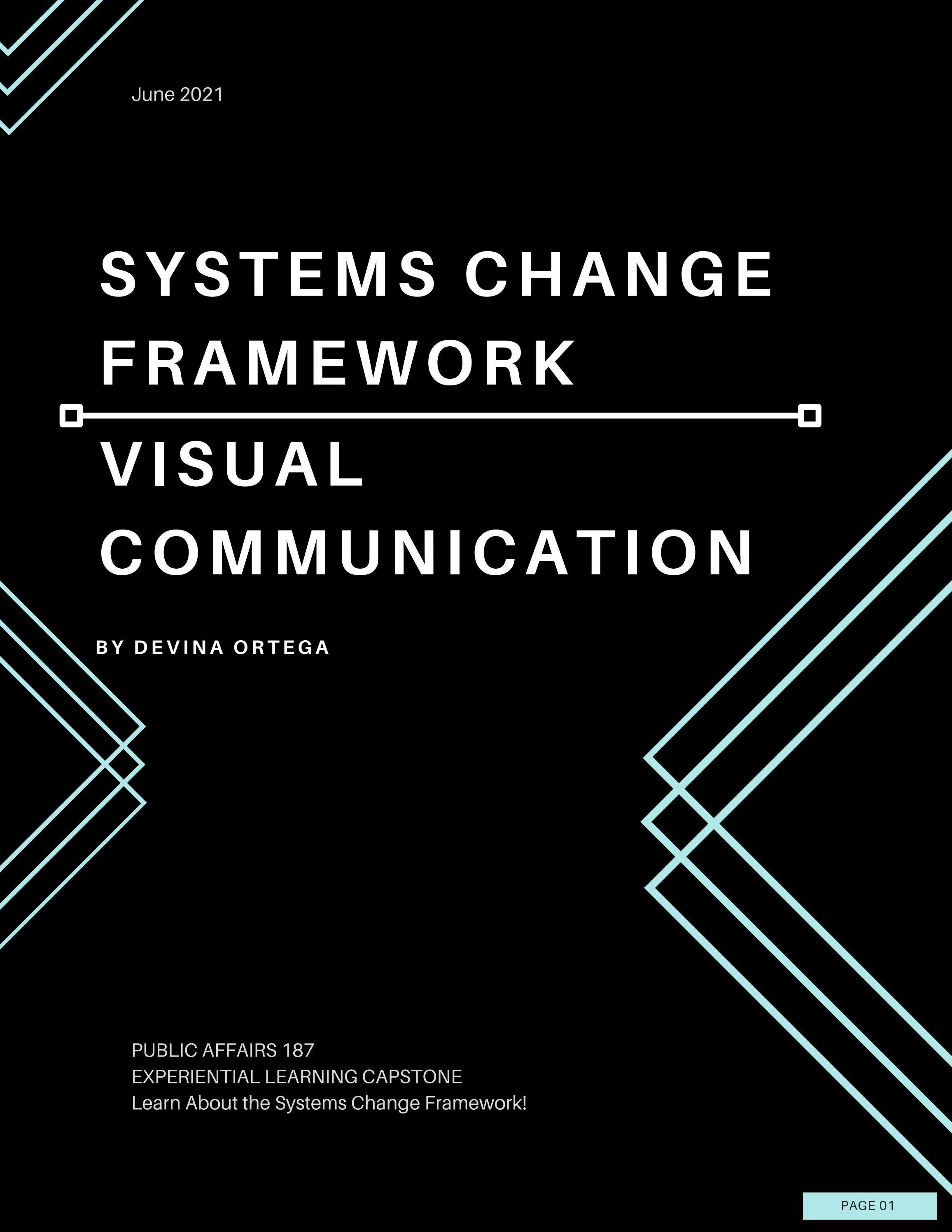Systems Change Framework Thesis Report by Devina Ortega - Issuu