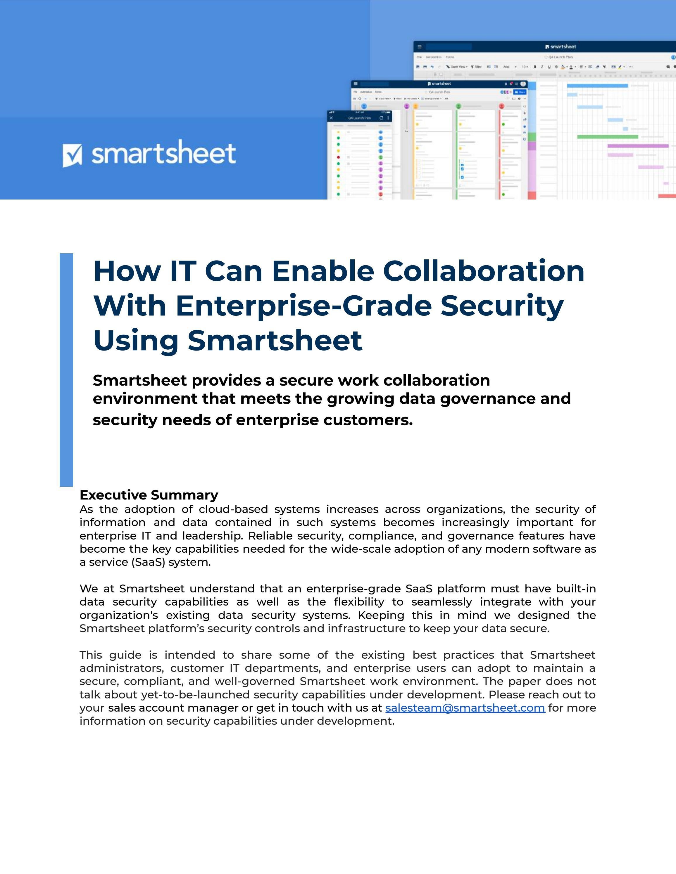 How IT Can Enable Collaboration With Enterprise-Grade Security Using ...