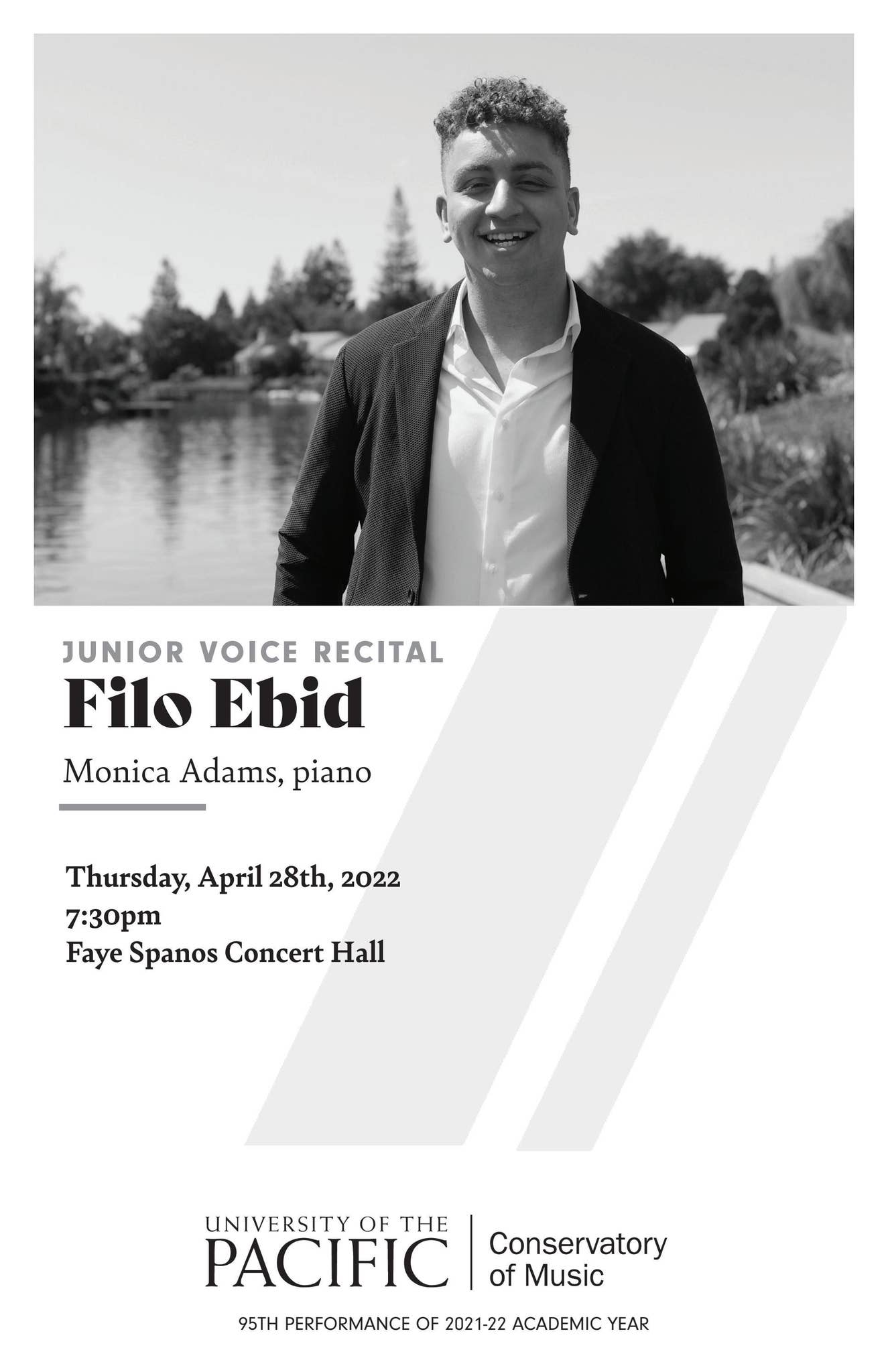 Filo Ebid, Junior Voice Recital, 4/28/22 by University of the Pacific ...