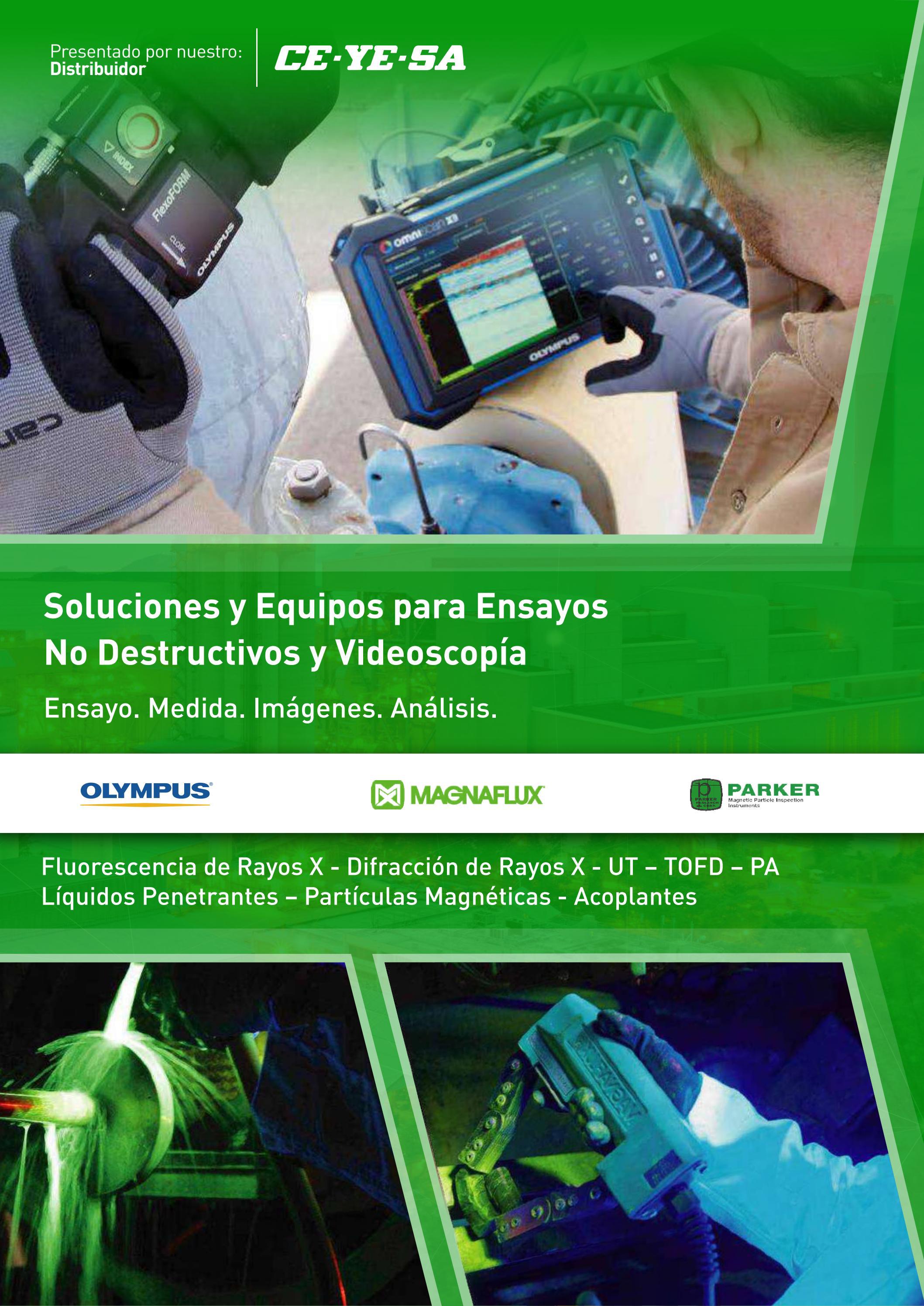 BROCHURE OLYMPUS / MAGNAFLUX / PARKER by Ceyesa - Issuu