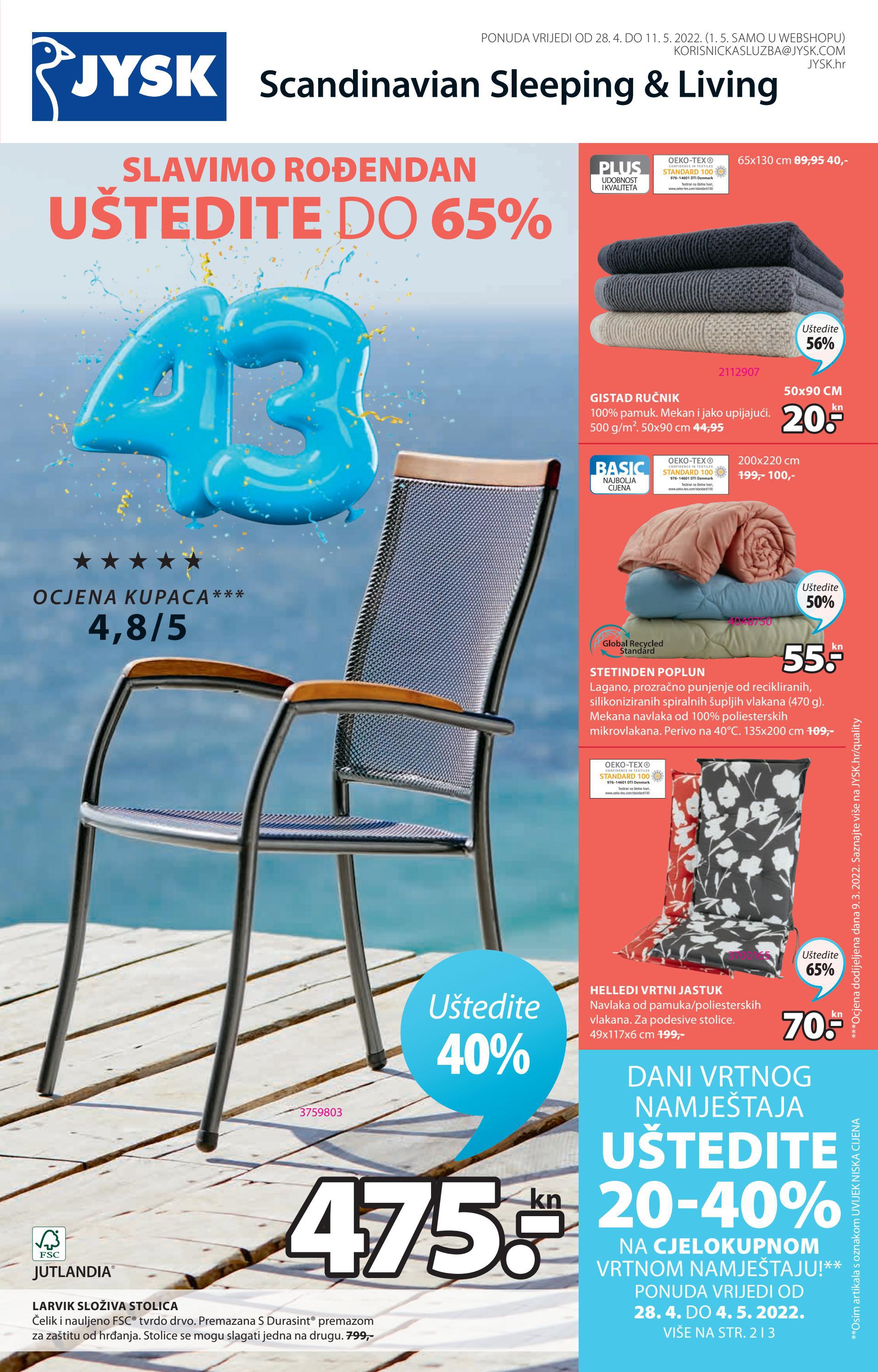 JYSK HR katalog od 28.04.-11.05.2022. by Catalog.hr - Issuu