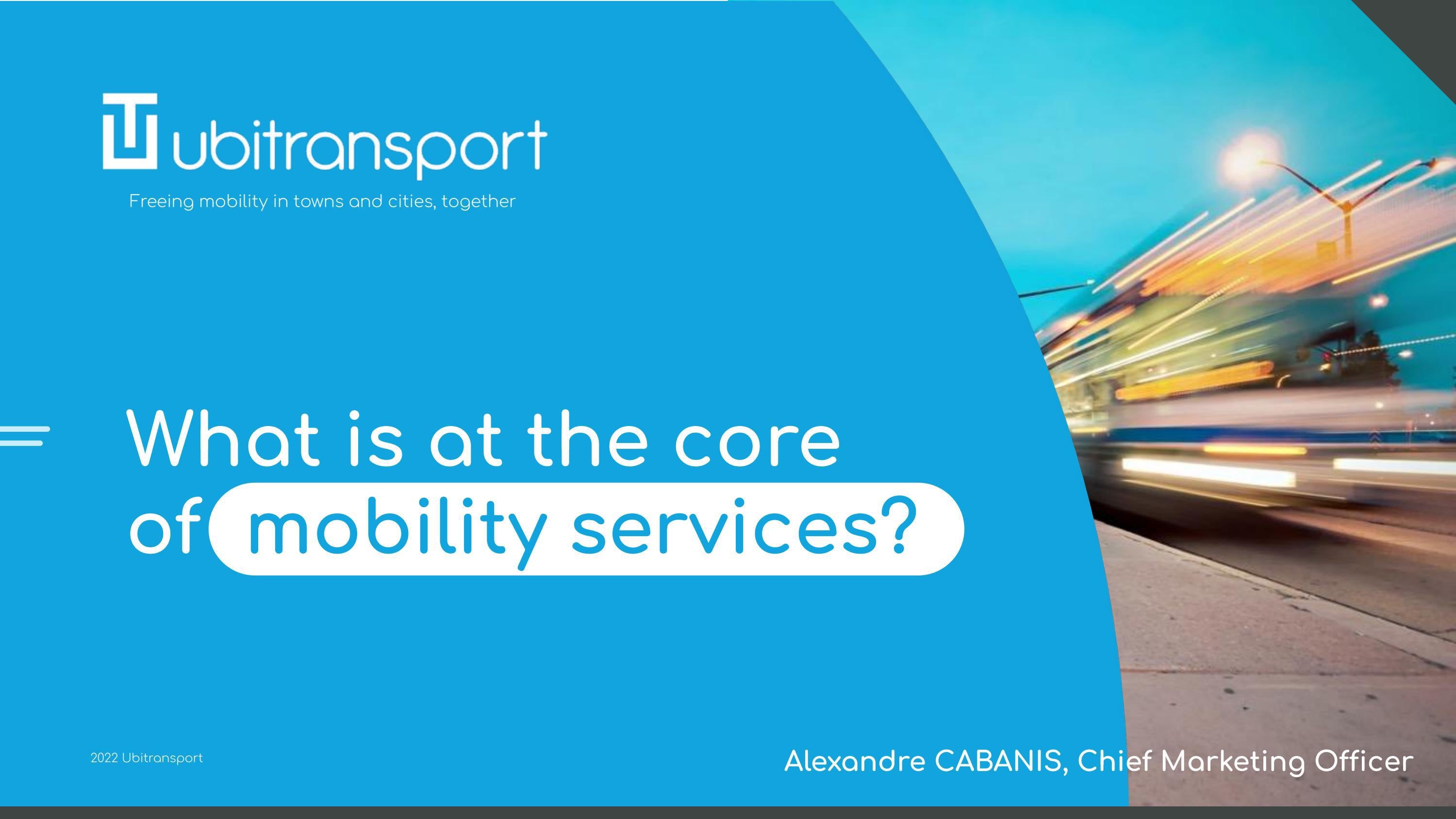 Ubitransport - at the core of mobility services by RAI Amsterdam - Issuu