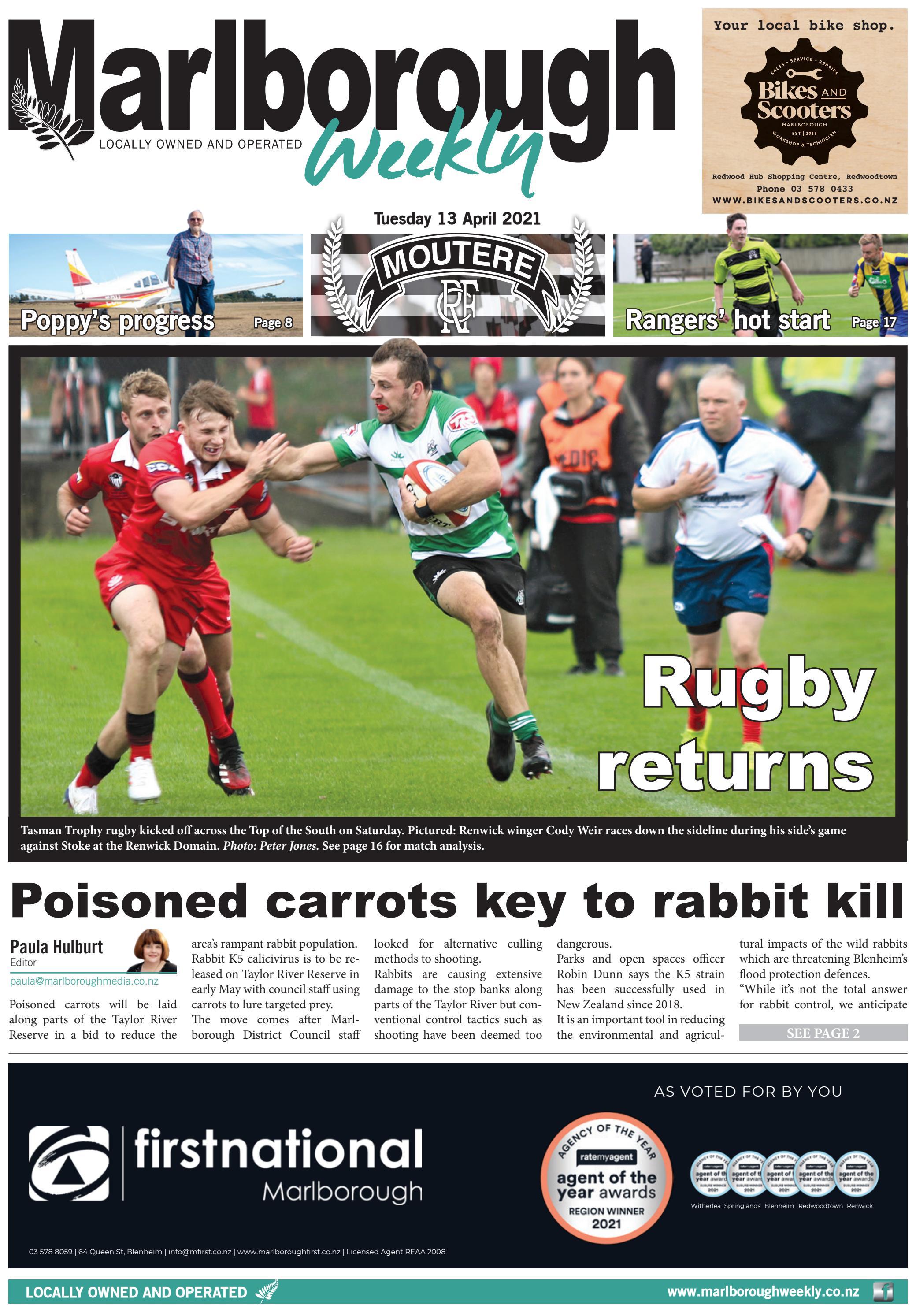 Marlborough Weekly 13 April 2021 by Top South Media - Issuu