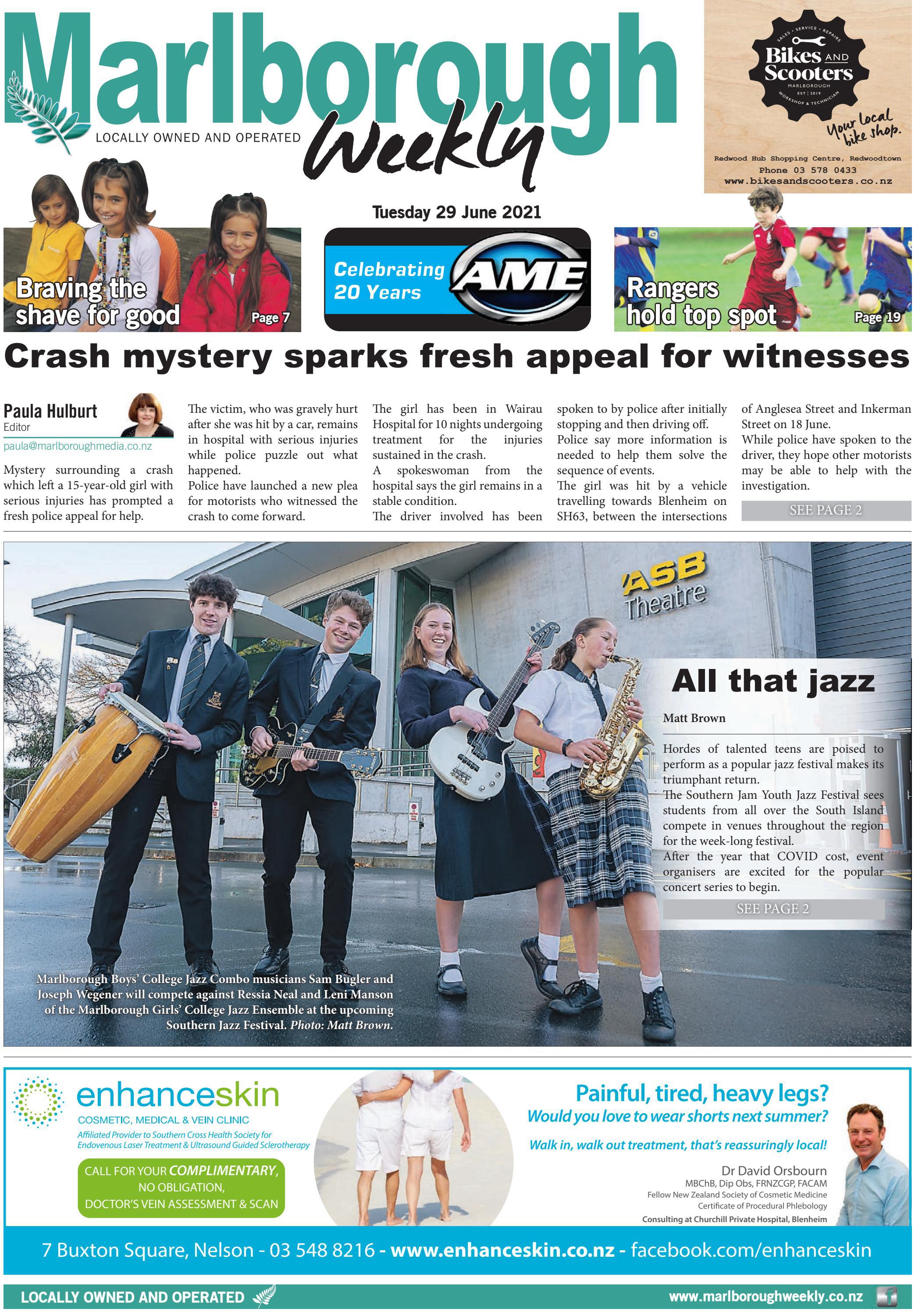 Marlborough Weekly 29 June 2021 by Top South Media - Issuu