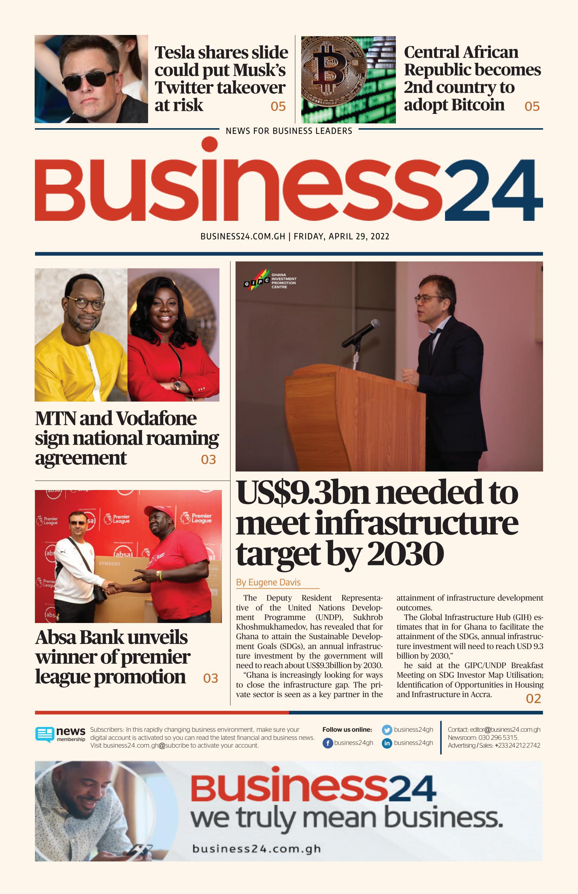 Business24 Newspaper 29 April 2022 by Business24 Online - Issuu