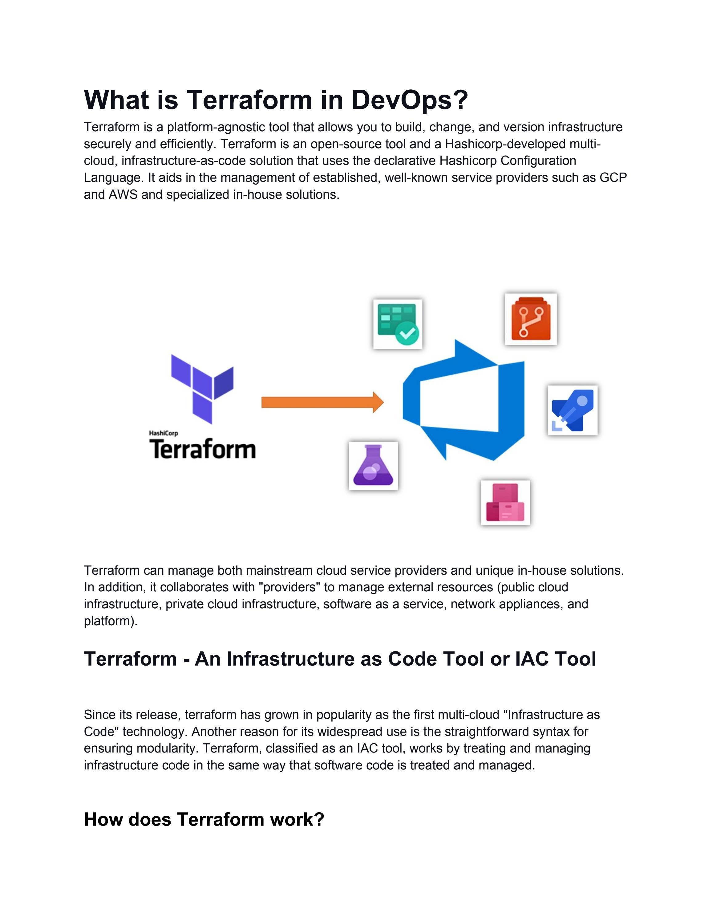 WHAT IS TERRAFORM IN DEVOPS by devopsuniversitylearning - Issuu