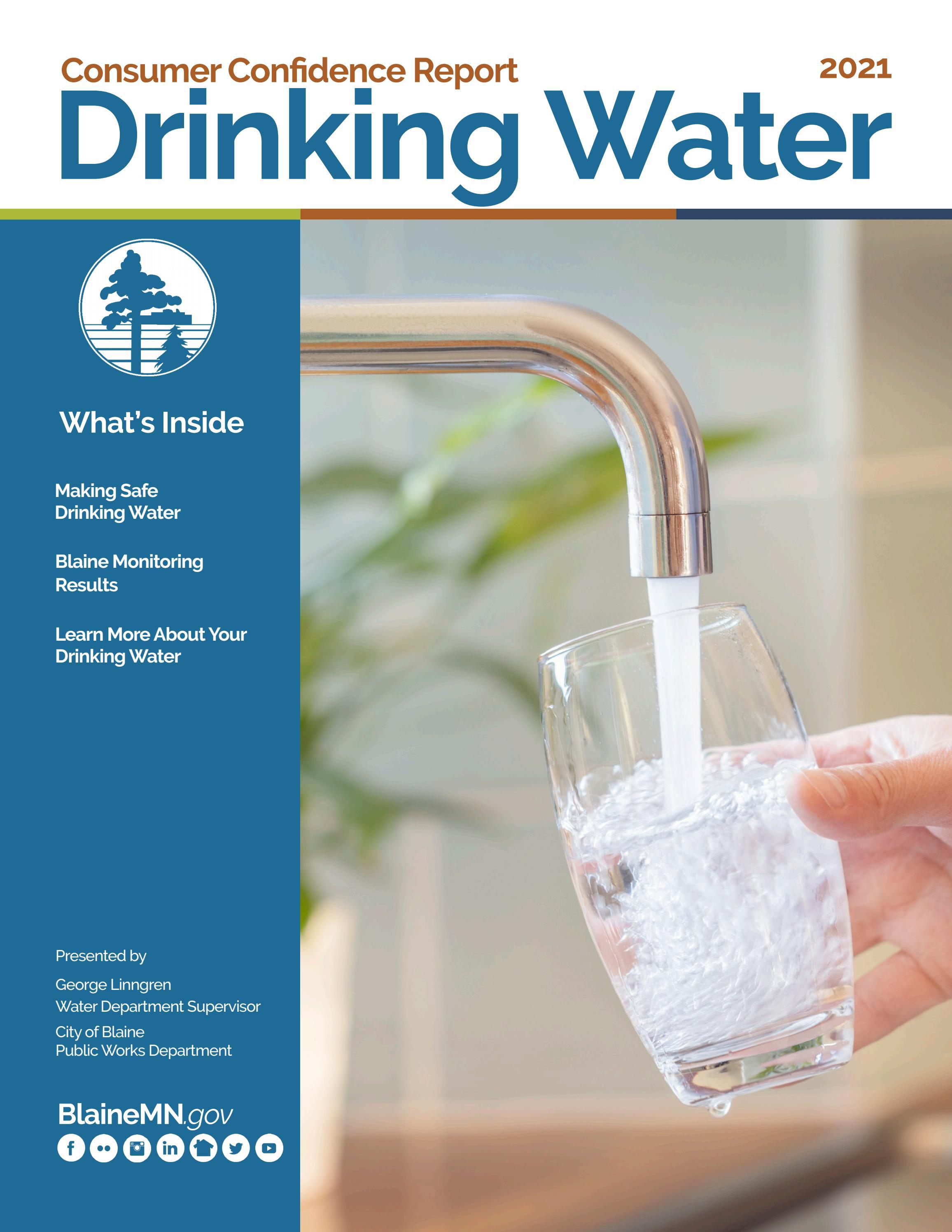 2021 Drinking Water Report by City of Blaine - Issuu