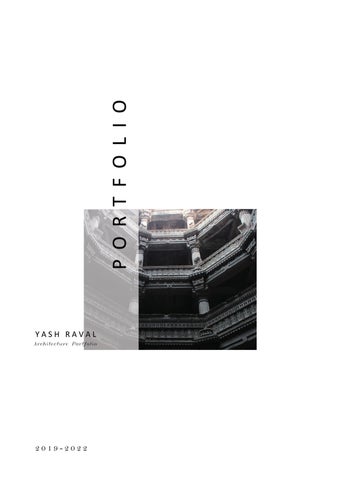 YASH RAVAL | Undergraduate Architecture Portfolio | Nirma University ...