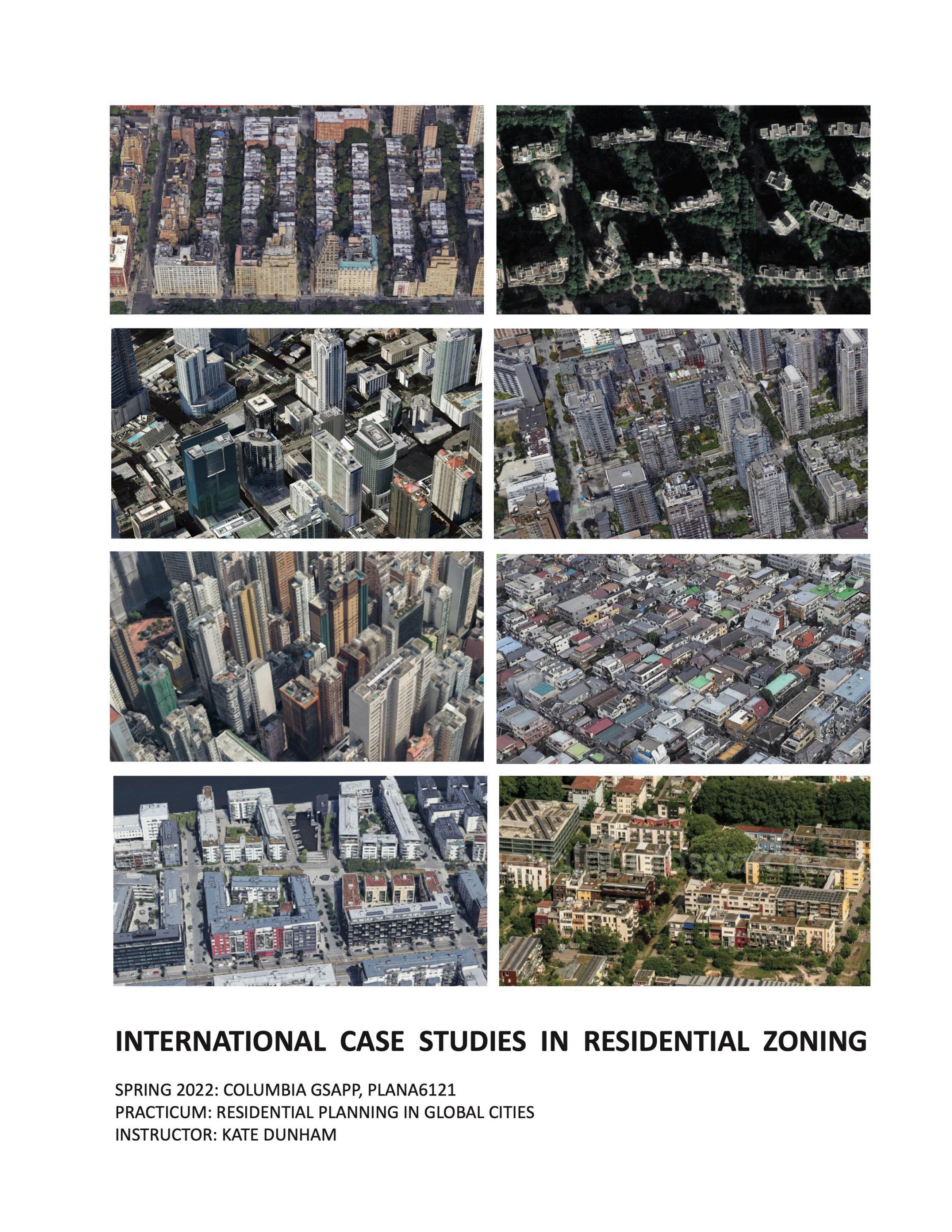 International Case Studies in Residential Zoning by GSAPP_Digital ...