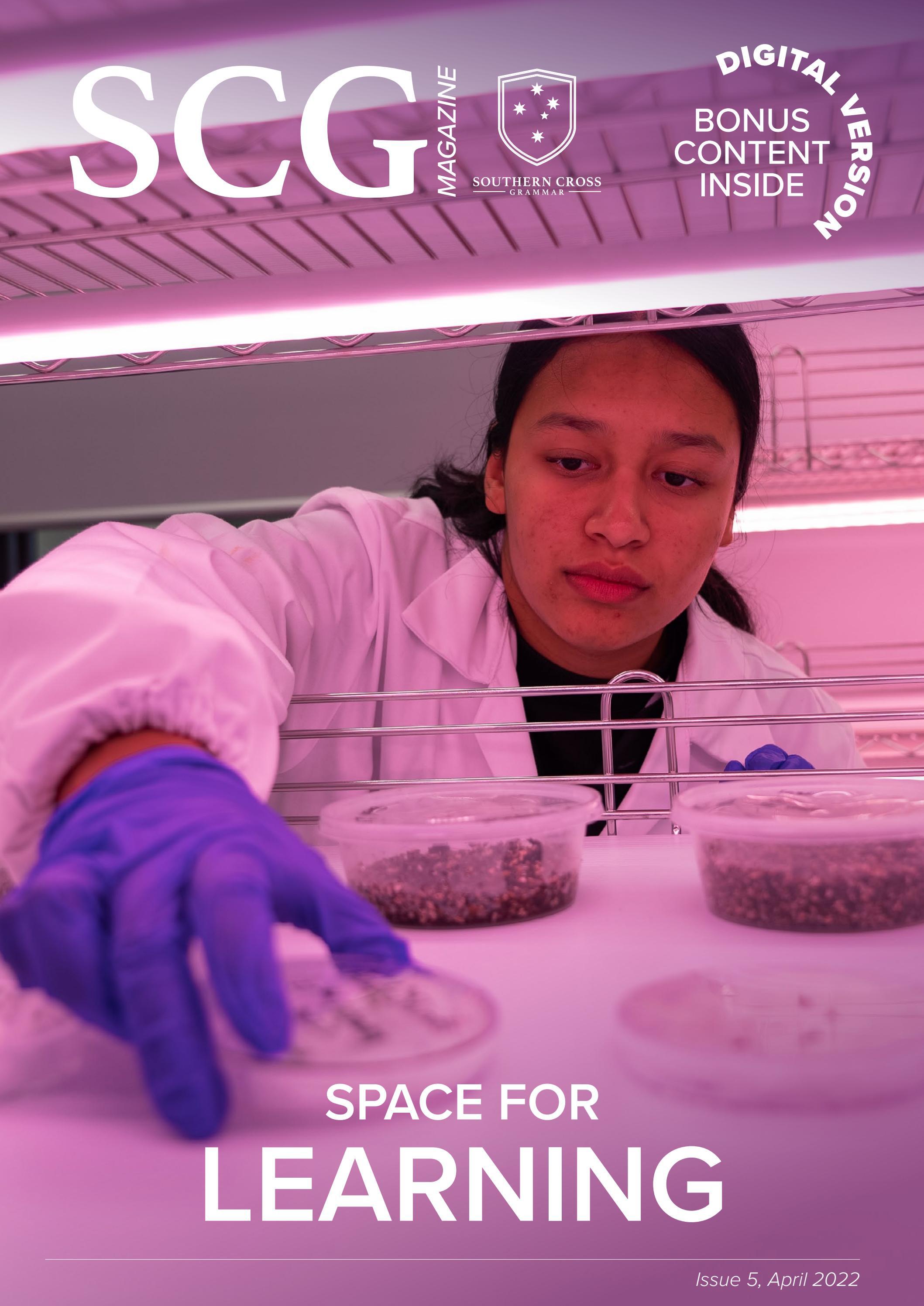 SCG Magazine: Issue 5, April 2022 by SouthernCrossGrammar - Issuu