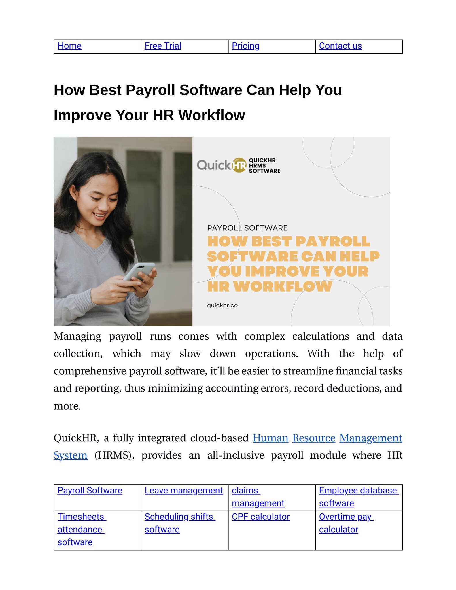 How Best Payroll Software Can Help You Improve Your HR Workflow by ...