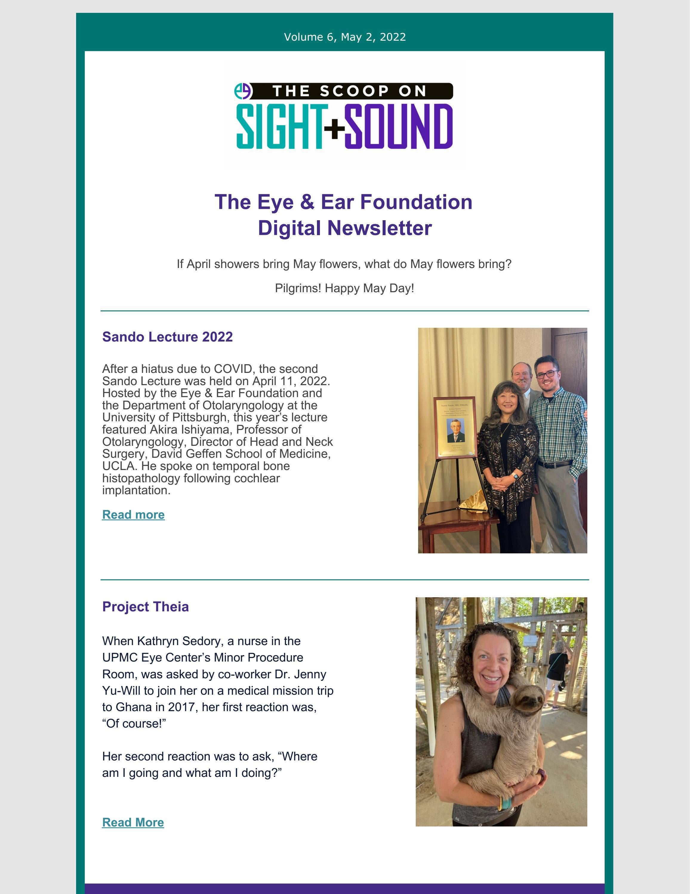 The Scoop, May 2022 by Eye & Ear Foundation of Pittsburgh - Issuu