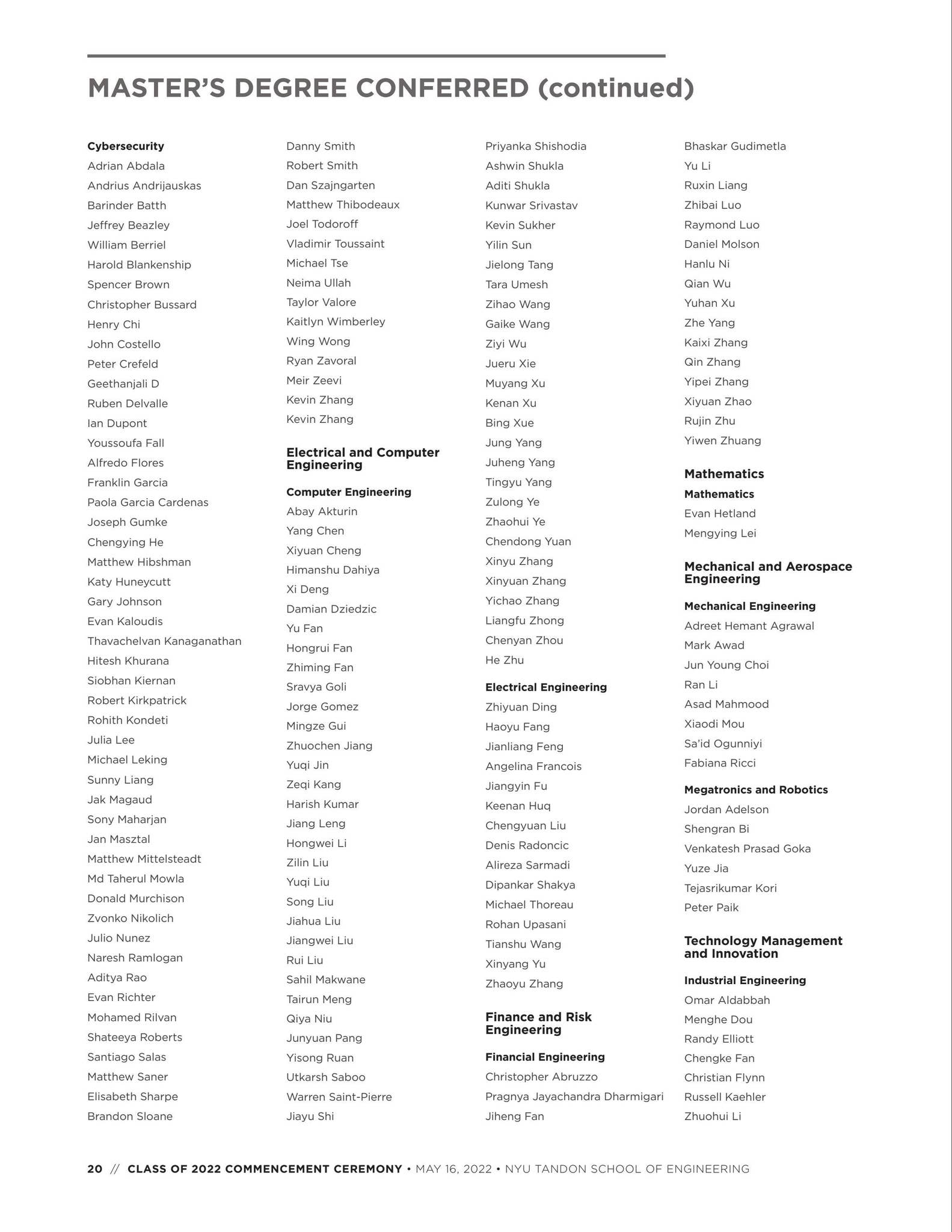 Tandon 2022 Commencement Program by NYUTandon - Issuu