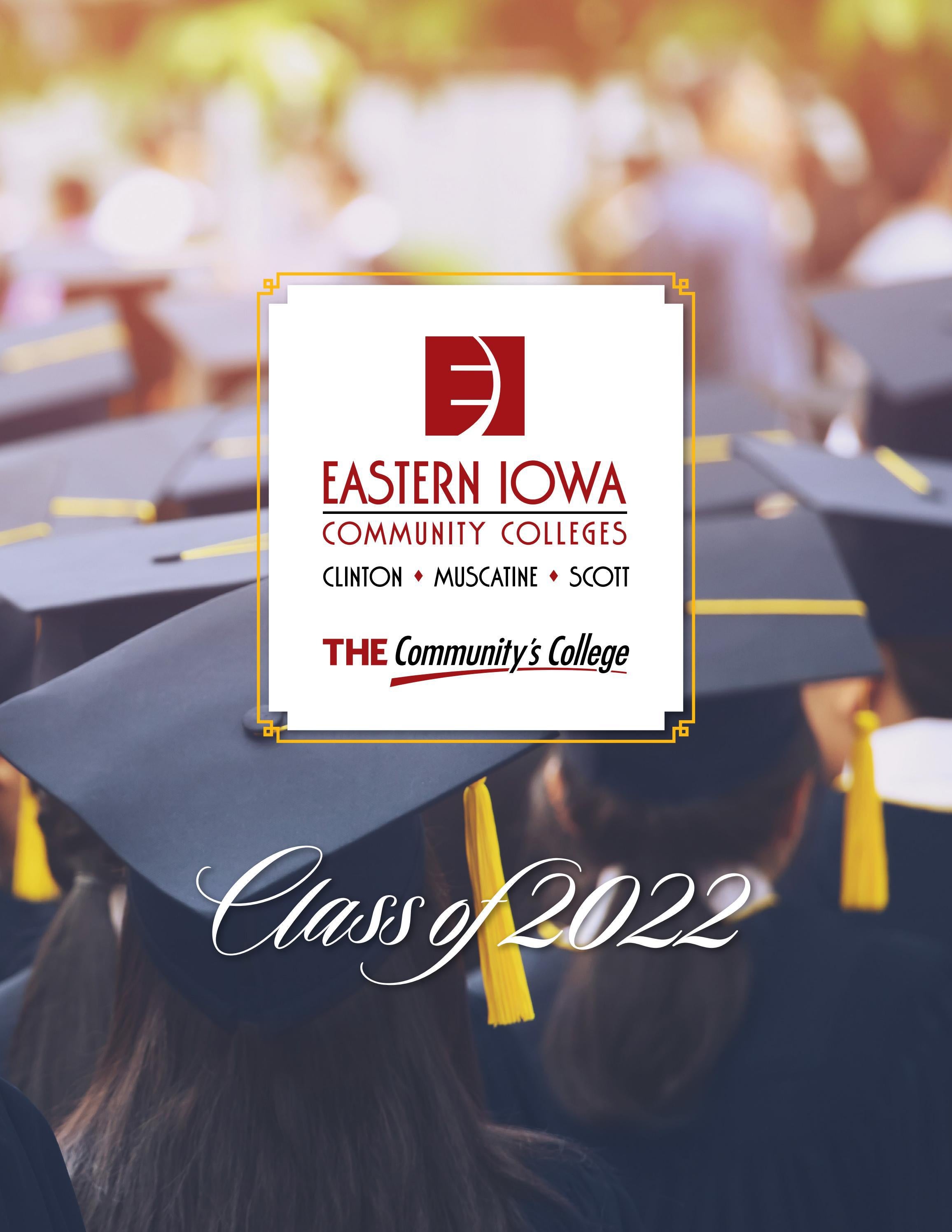 Commencement 2022 Program - Scott Community College by ...