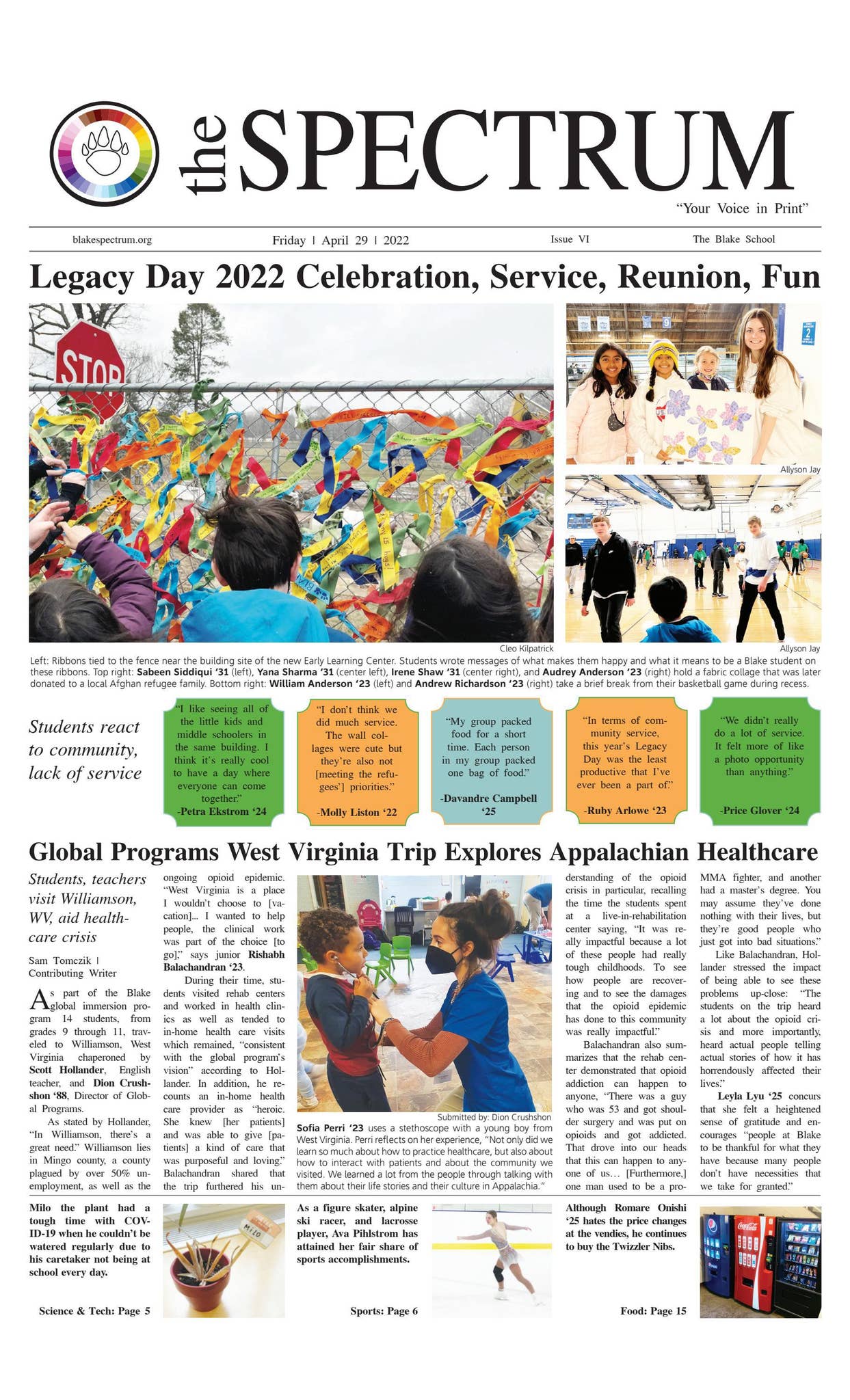 The Spectrum Newspaper April 2022 by Spectrum Newspaper - Issuu