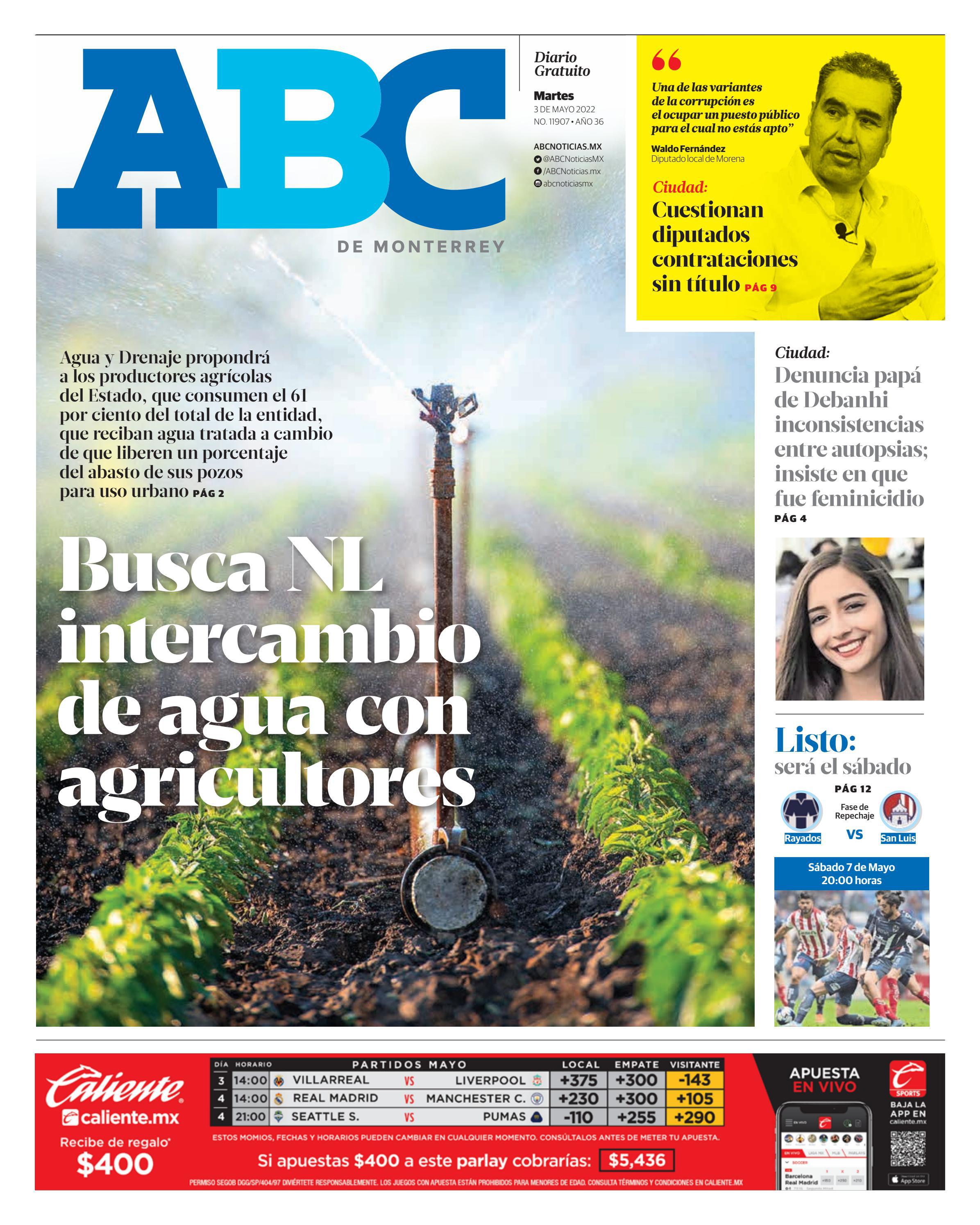 ABC NOTICIAS MARTES 3 DE MAYO by abcnoticiasmx - Issuu