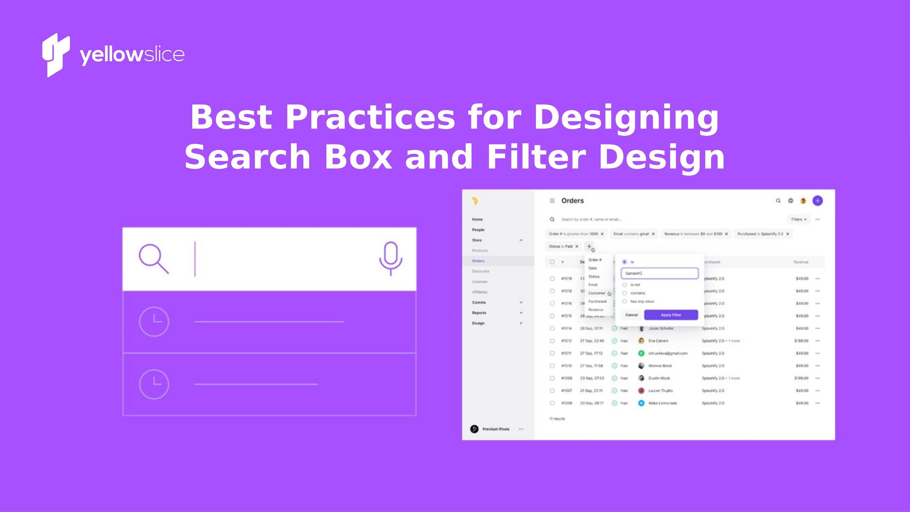 Filtering Ux Best Practices By Yellowslice13 Issuu