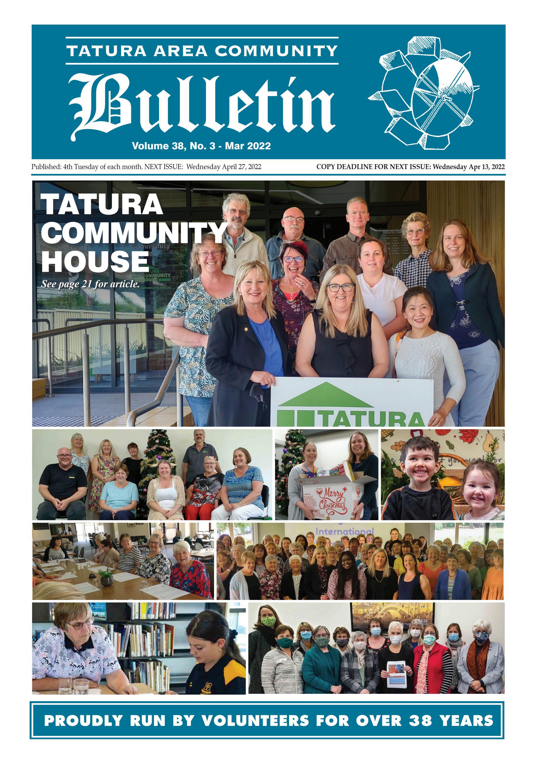 Tatura Bulletin March Edition 2022 by Tatura Bulletin - Issuu