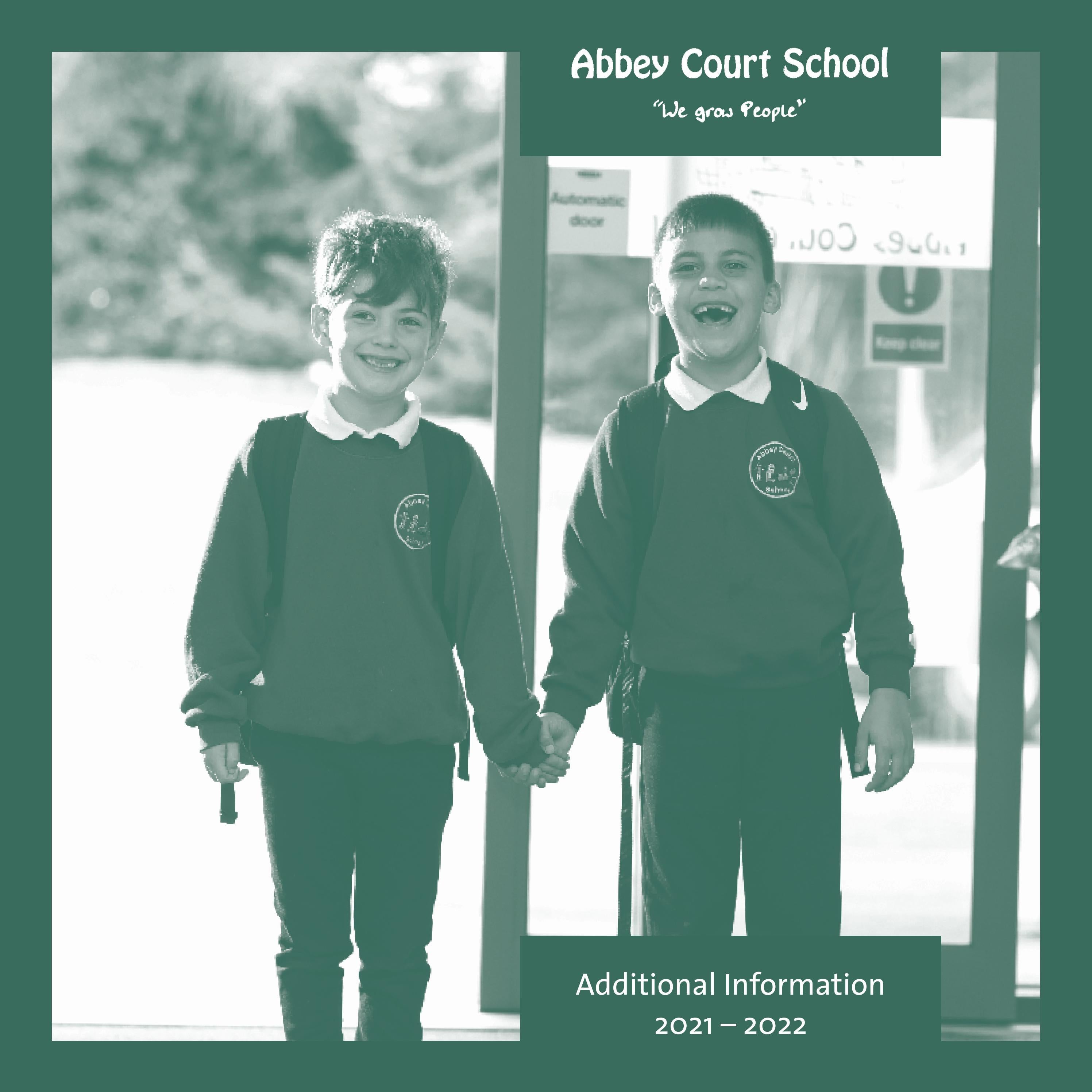 Abbey Court School - Additional Information Booklet 2021 - 2022 by ...