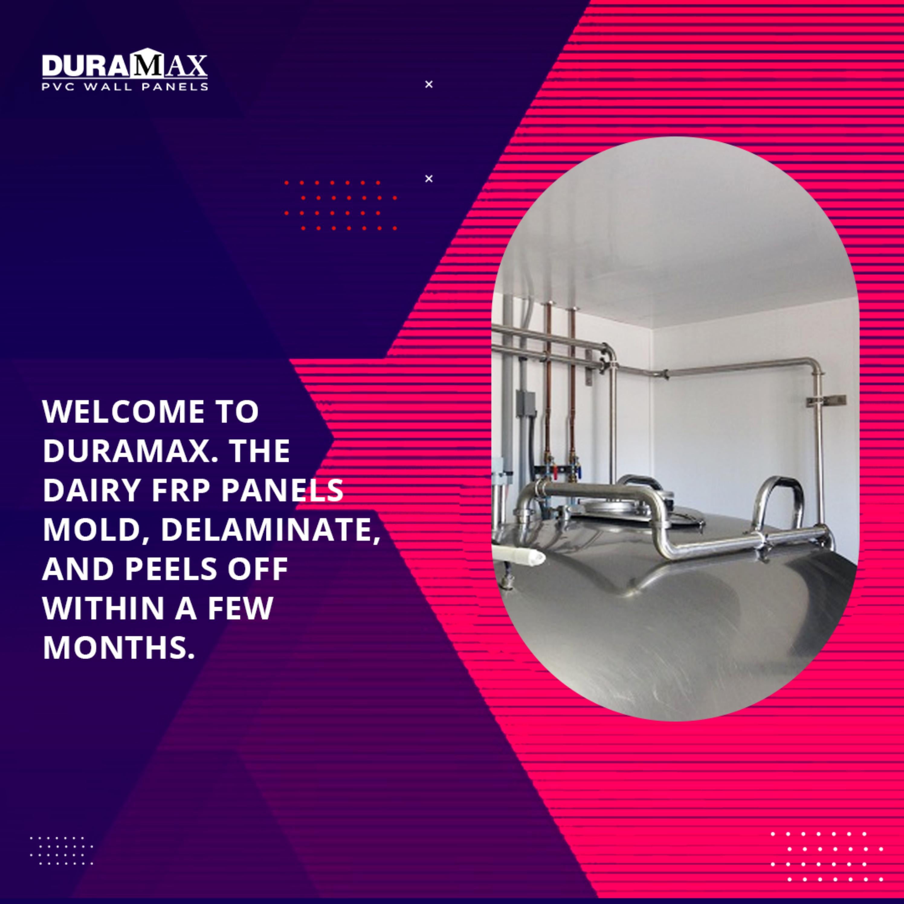 Shift now from dairy FRP panels to the vinyl wallboard by Duramax PVC ...