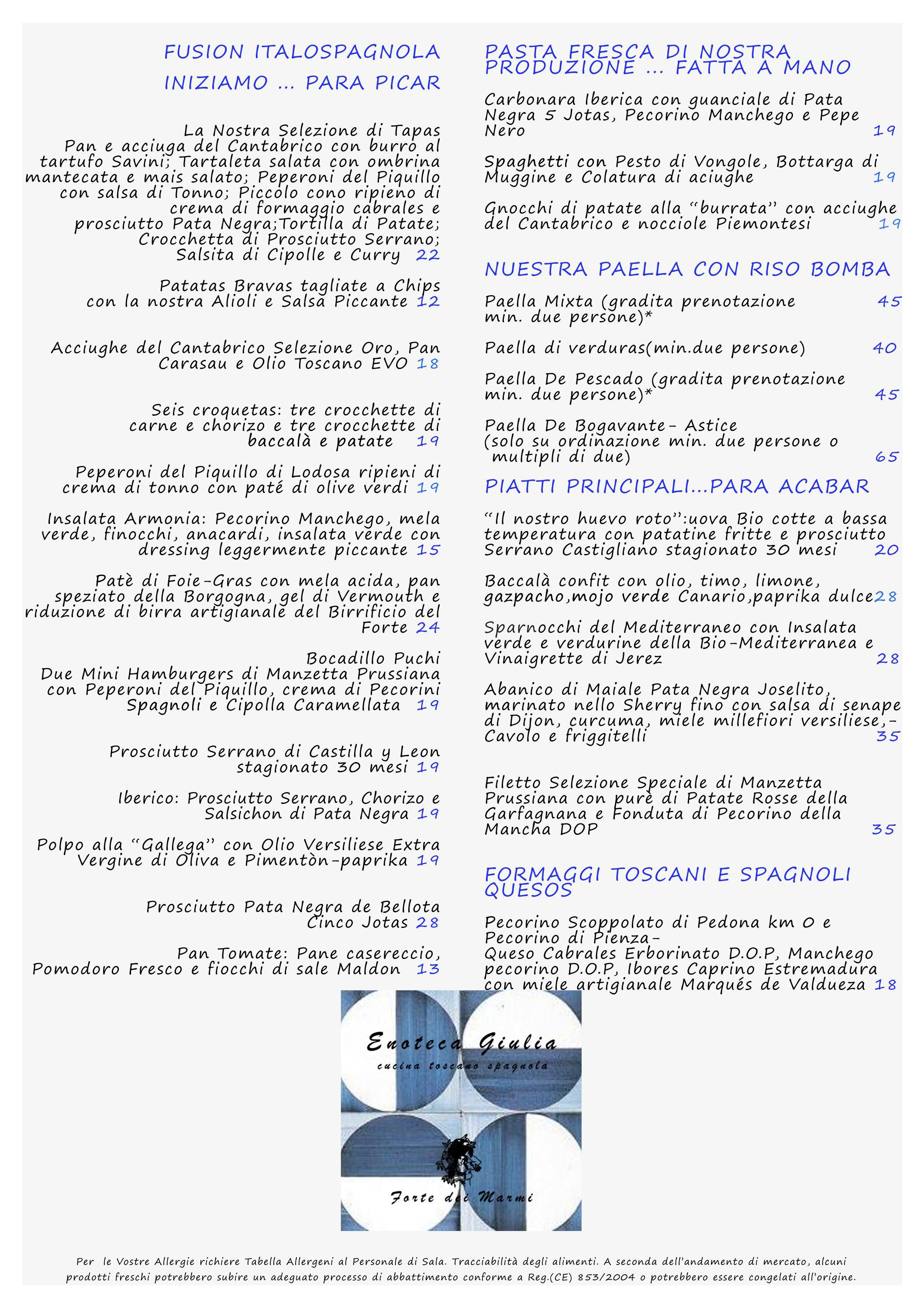 ENOTECA GIULIA - FORTE DEI MARMI - by enotecagiulia - Issuu