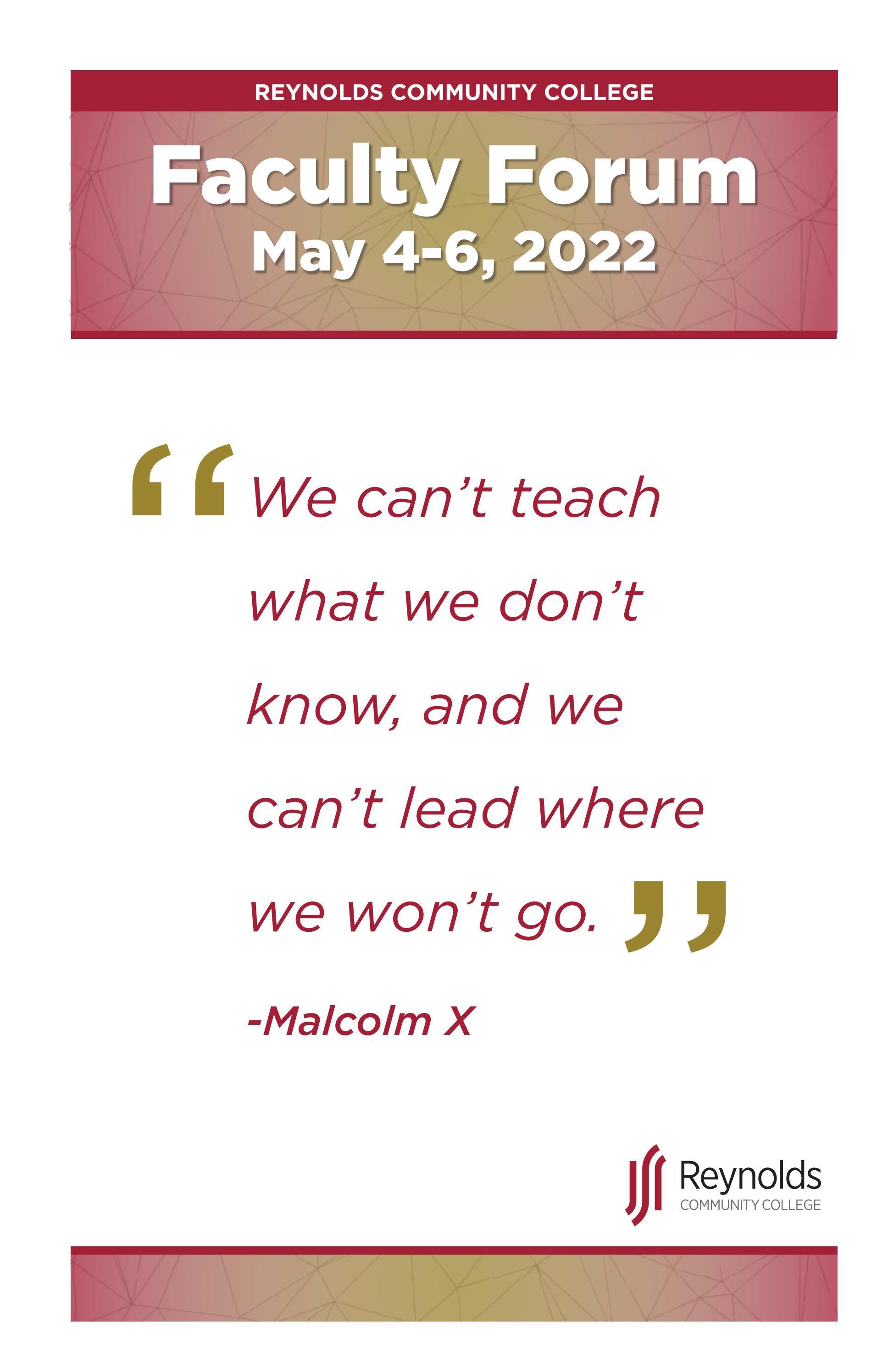 2022 Faculty Forum by reynoldscommunitycollege - Issuu