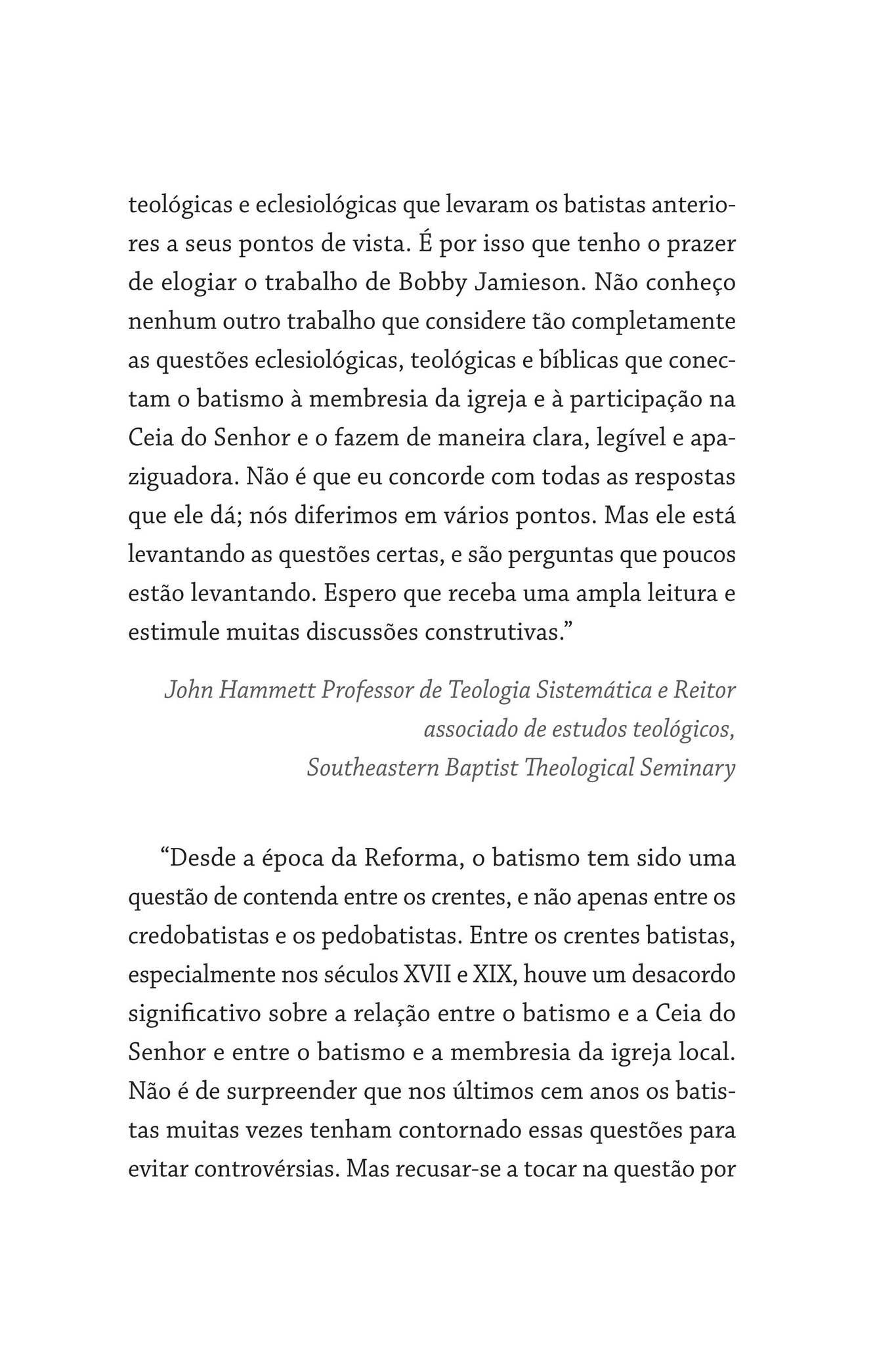 Batismo - Bobby Jamieson by Editora Fiel - Issuu
