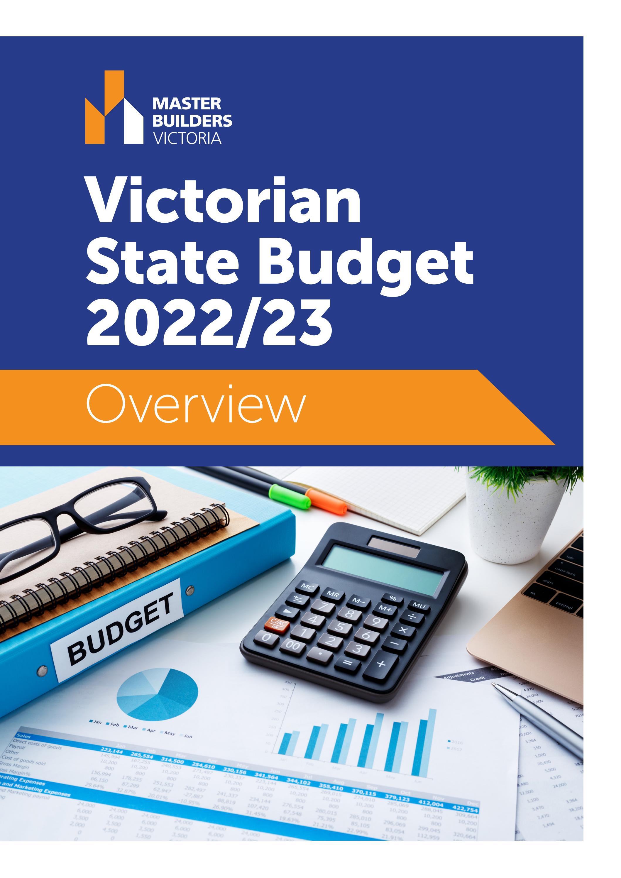 MBV Victorian State Budget 2022/23 Overview by MBV_MBTI - Issuu