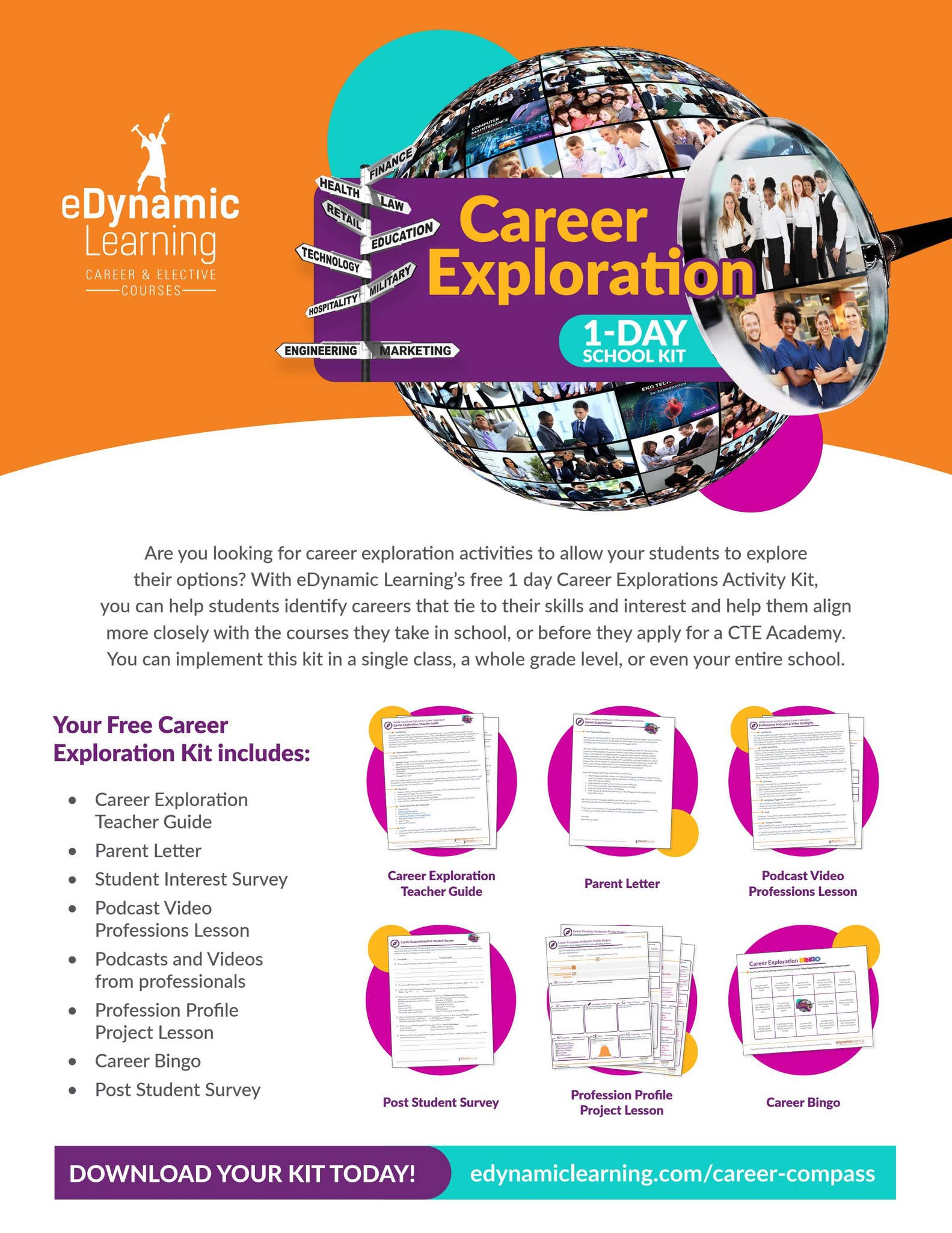 Career Exploration Kit Flyer - eDynamic Learning by edynamiclearning ...
