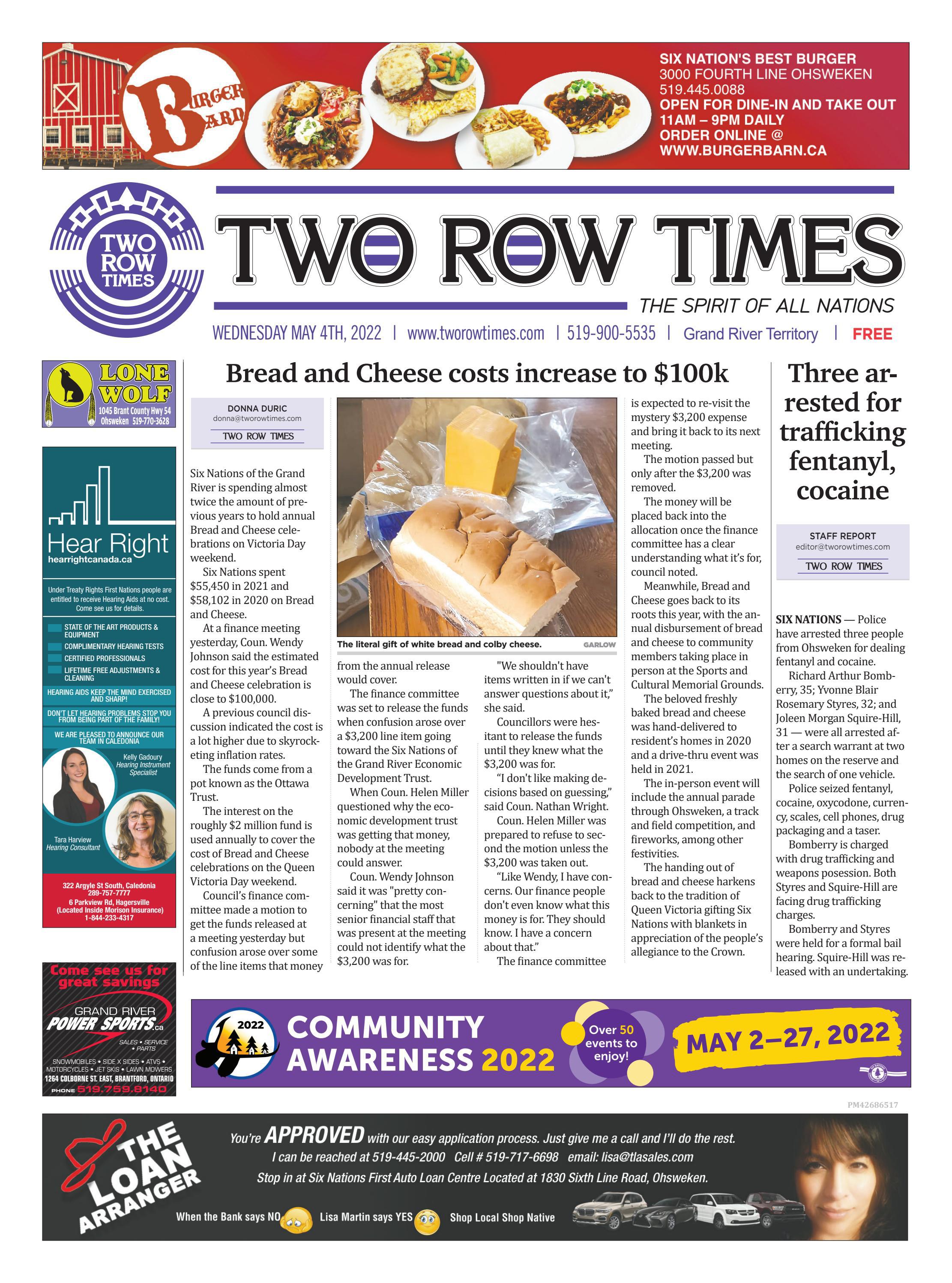 Two Row Times, May 4. 2022 by Two Row Times - Issuu