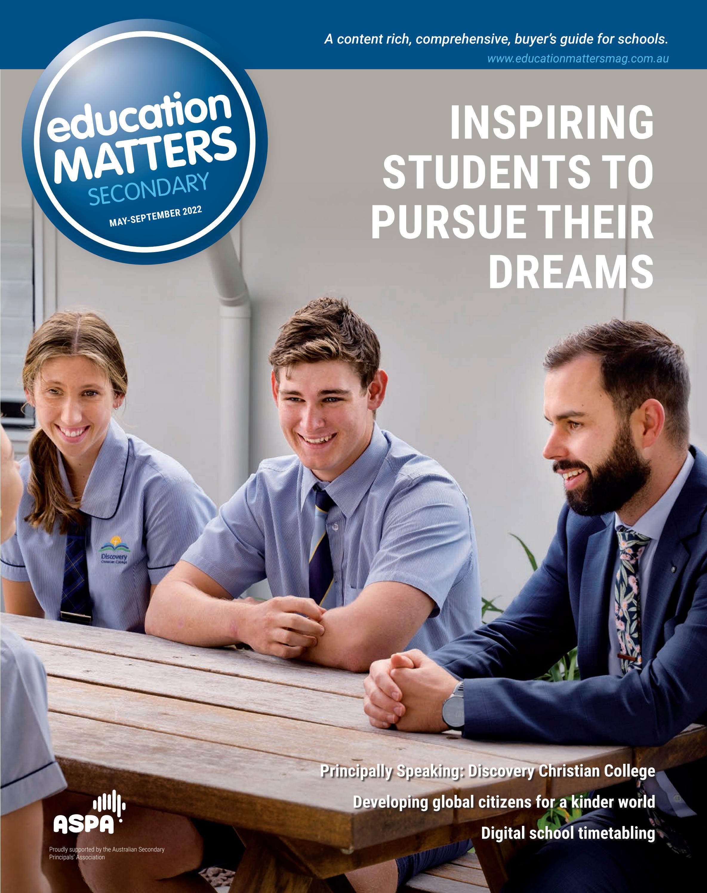 Education Matters Secondary May-Sept 2022 by Prime Creative Media - Issuu