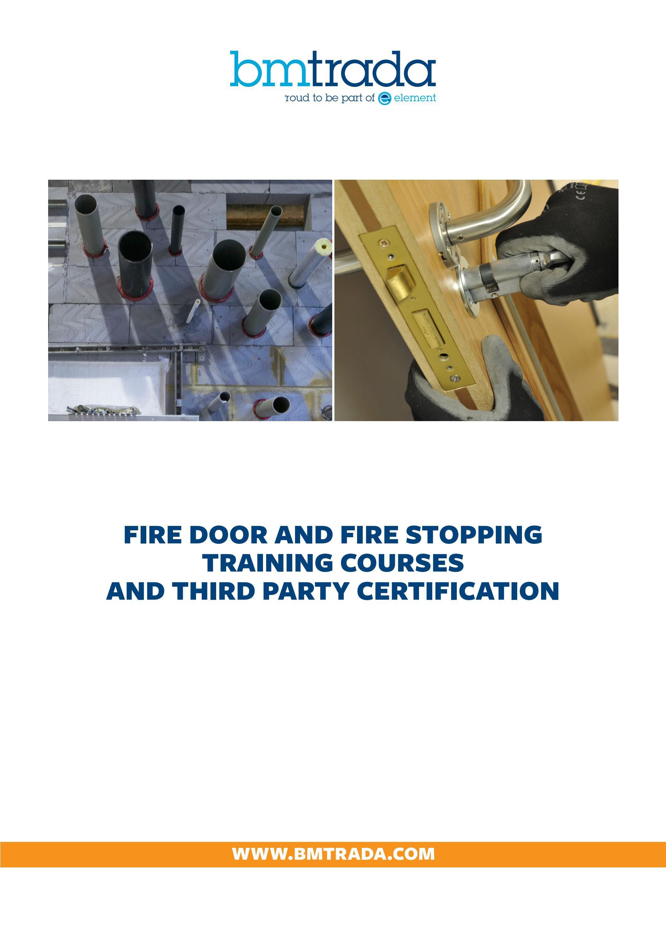 BM TRADA Fire Door, Fire Stopping and Third Party Certification ...