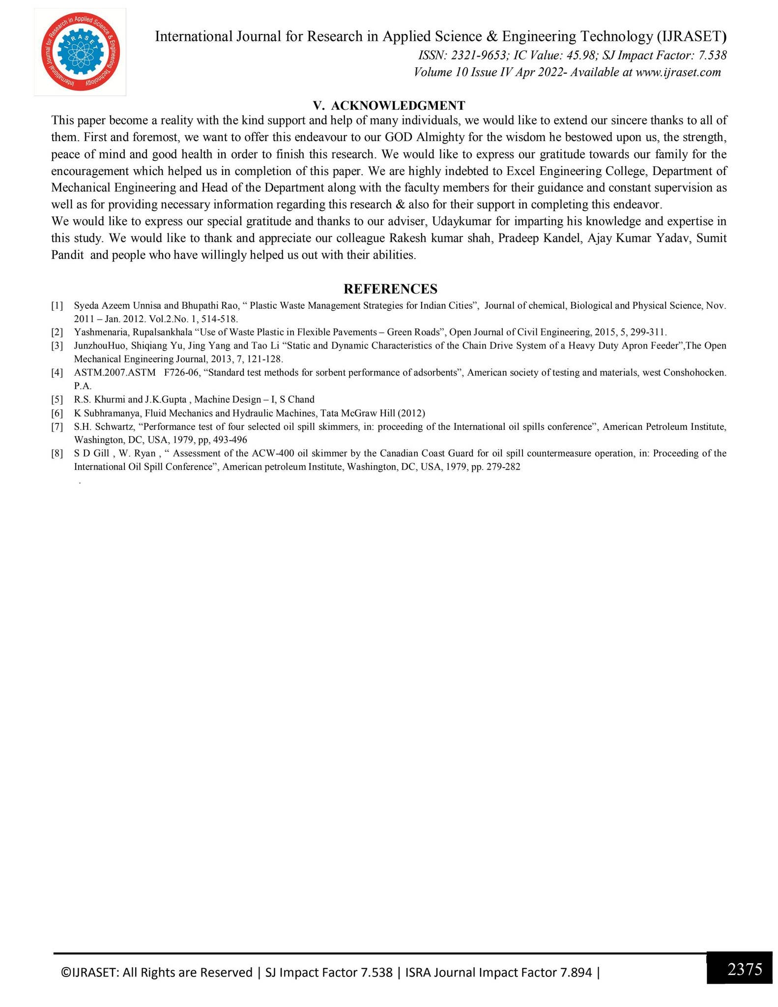 Design of Trash Removal System in Water Bodies Using Oil Skimmer by ...