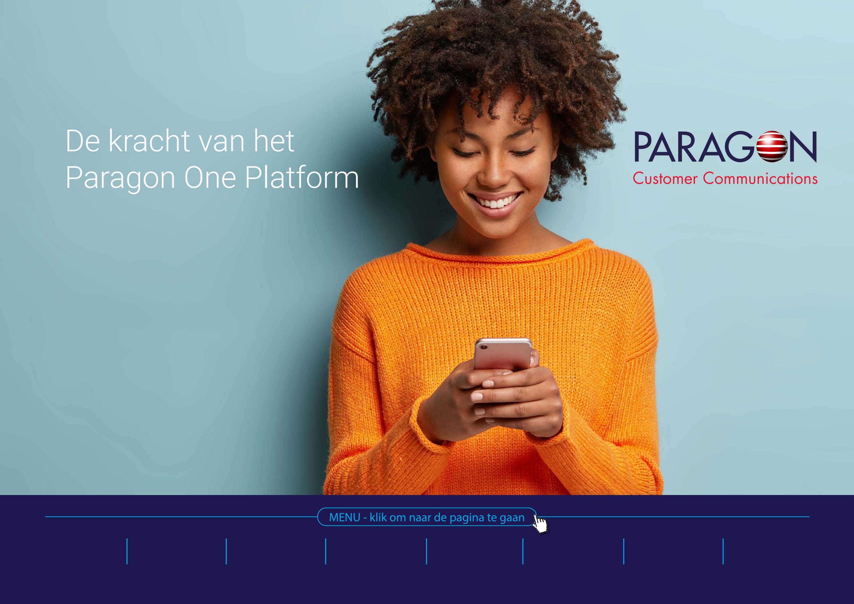 De kracht van het Paragon One Platform - Paragon België by ...