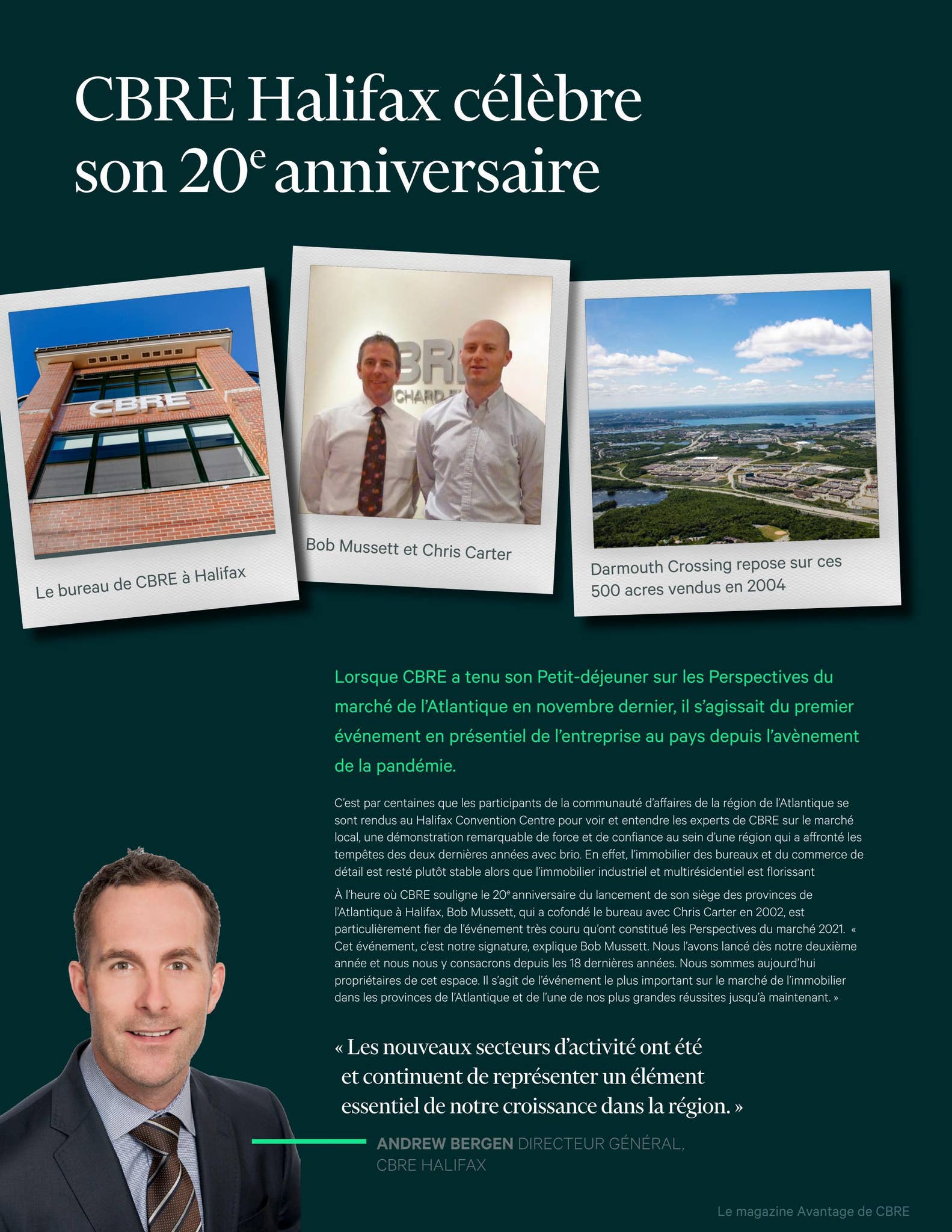 CBRE Magazine Avantage - Printemps 2022 by cbrecanada - Issuu