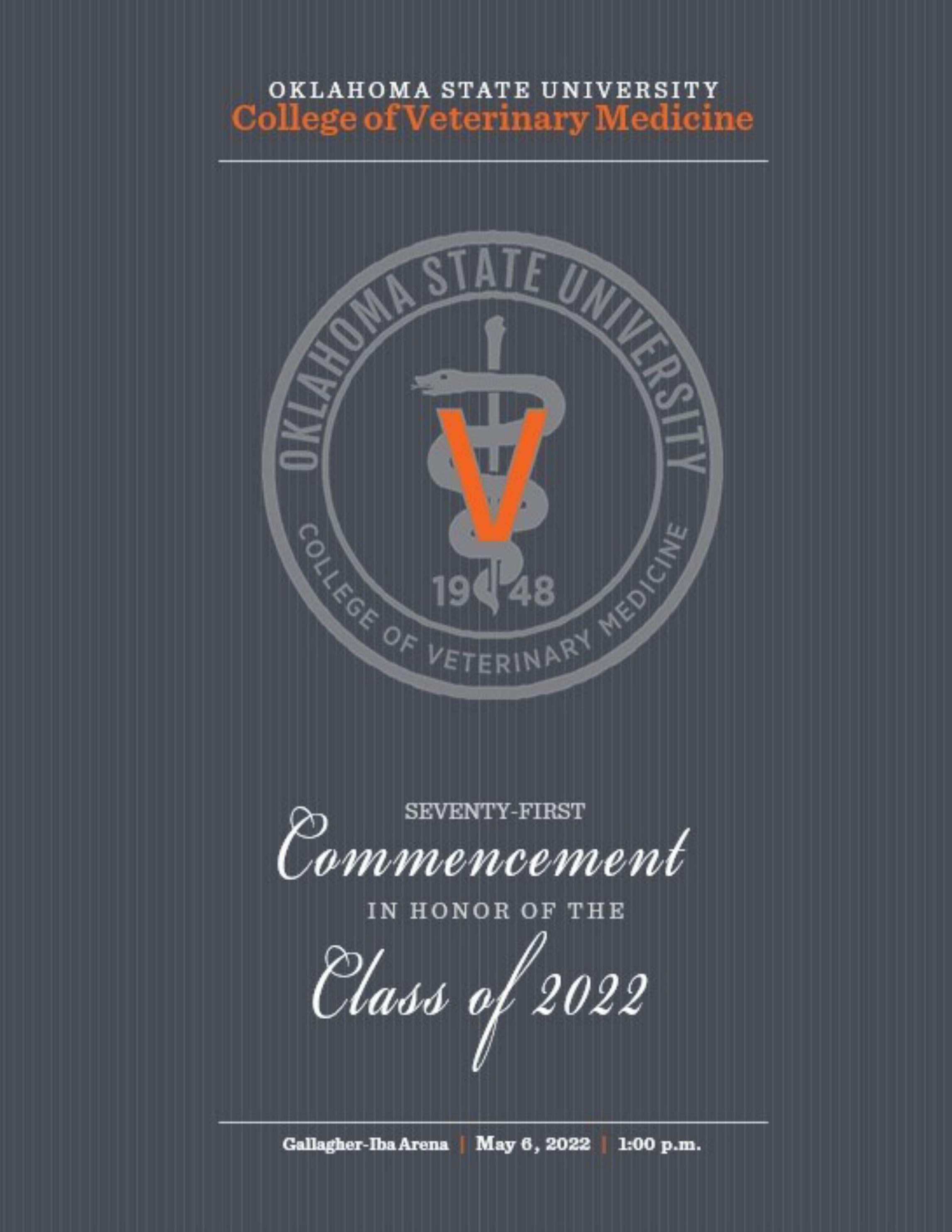 OSU College of Veterinary Medicine 2022 Commencement Program by ...