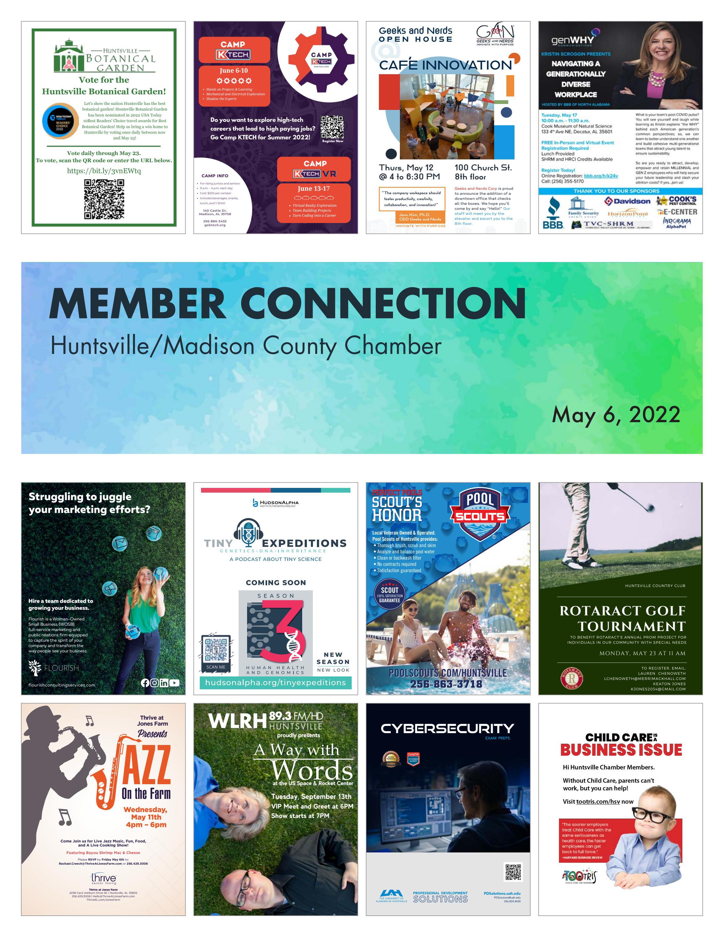 Member Connection, May 6 by Huntsville/Madison County Chamber - Issuu