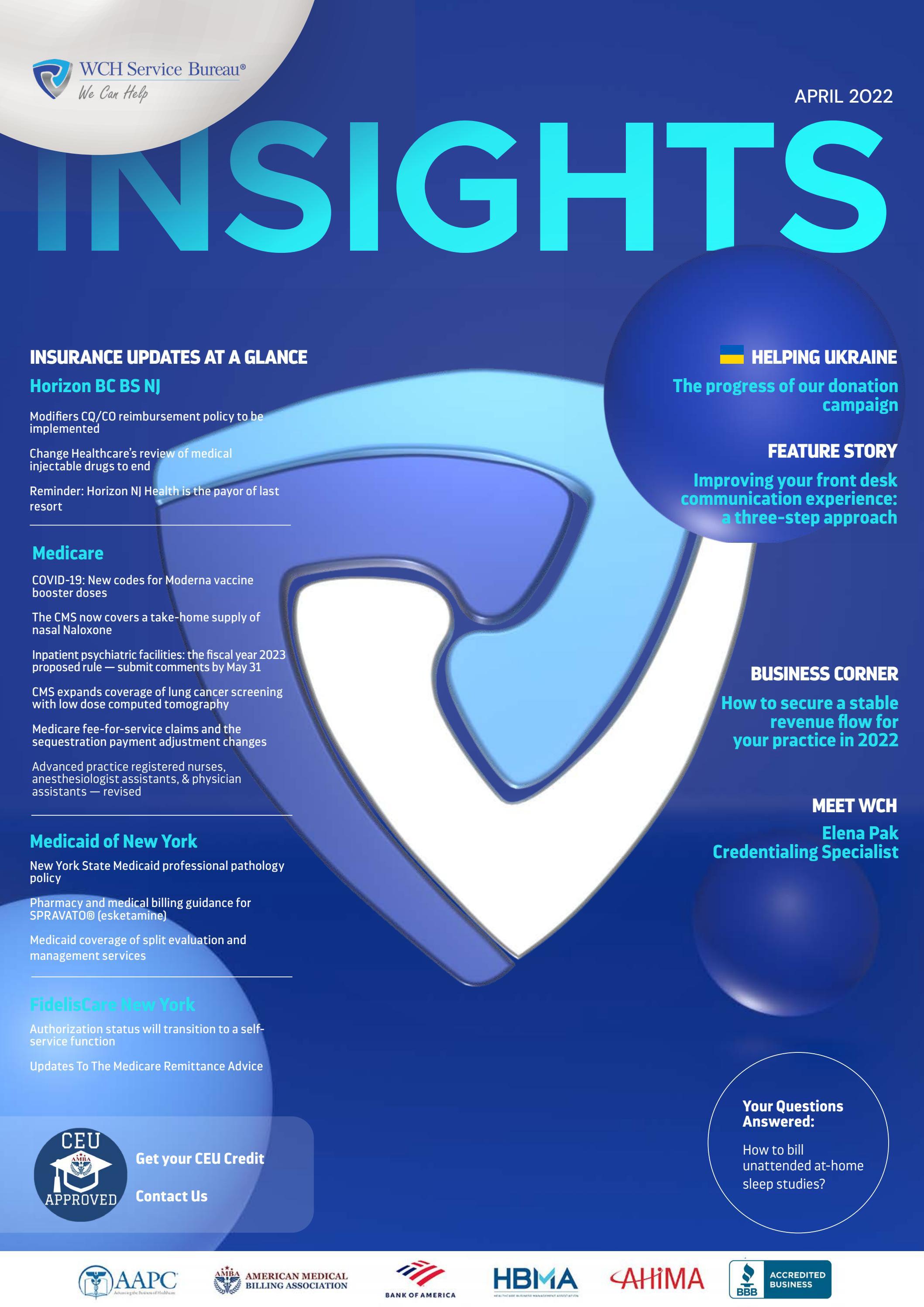 WCH Insights April 2022 by WeCanHelpServiceBureau - Issuu