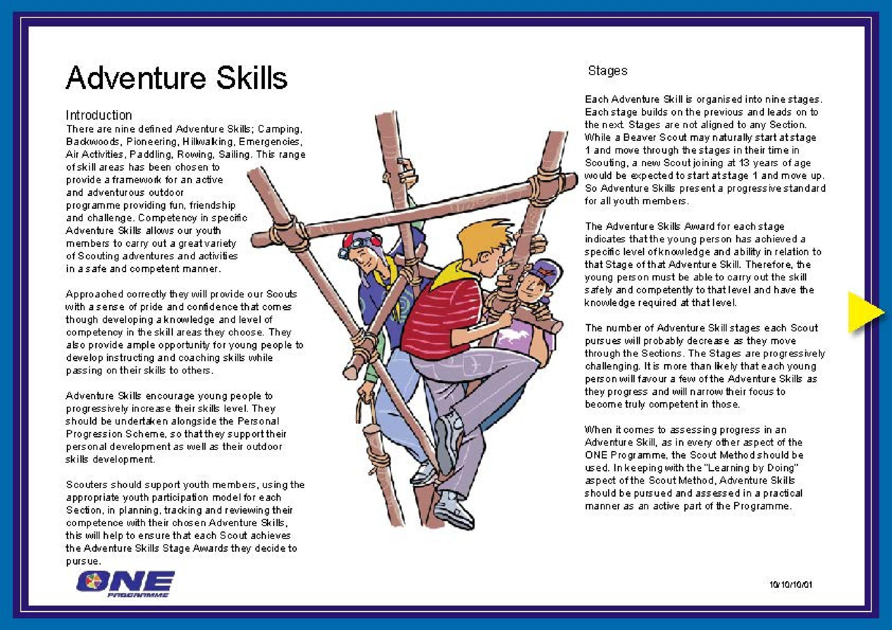 Adventure skills introduction by Scouting Ireland - Issuu