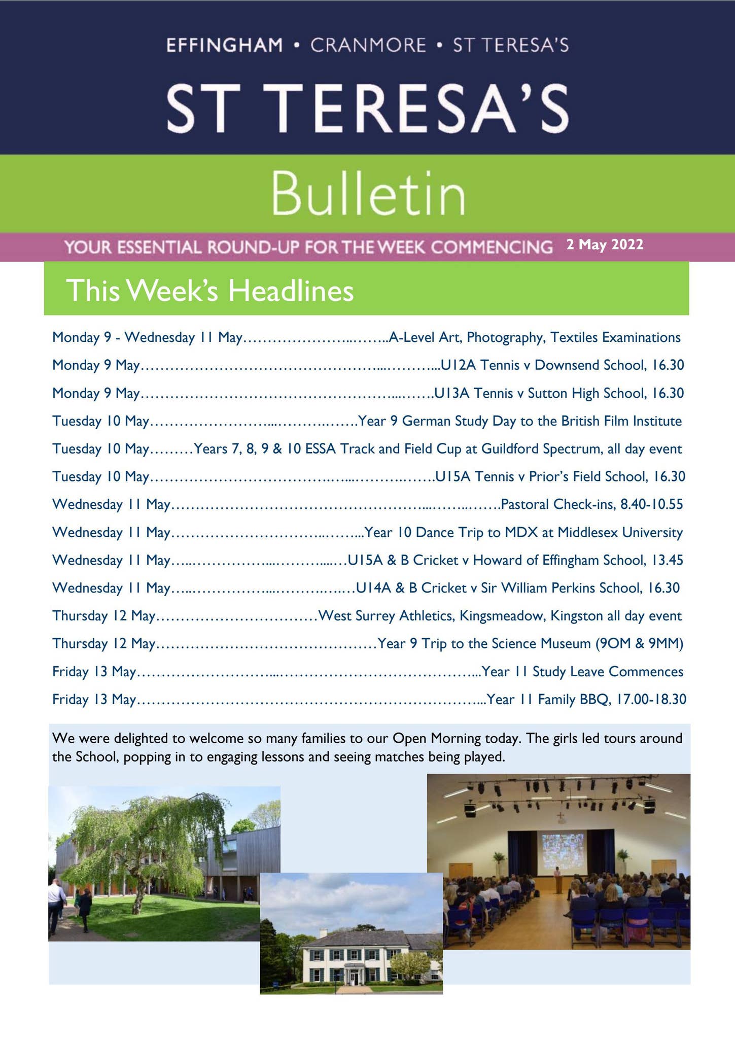 St Teresa Weekly Bulletin 6 May 2022 by Effingham Schools Trust - Issuu