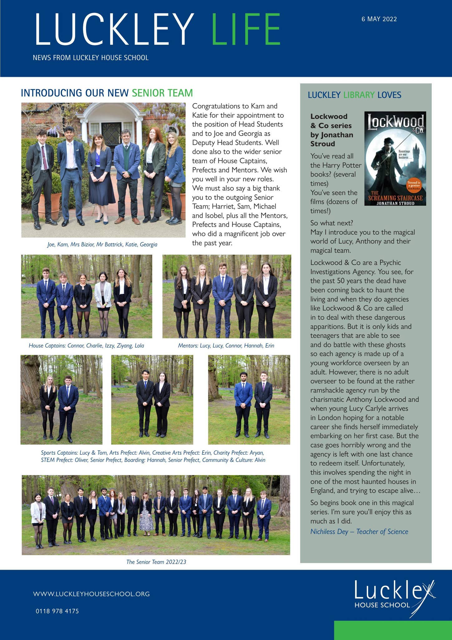 Luckley Life, Weekly News 6 May 2022 by Luckley House School - Issuu