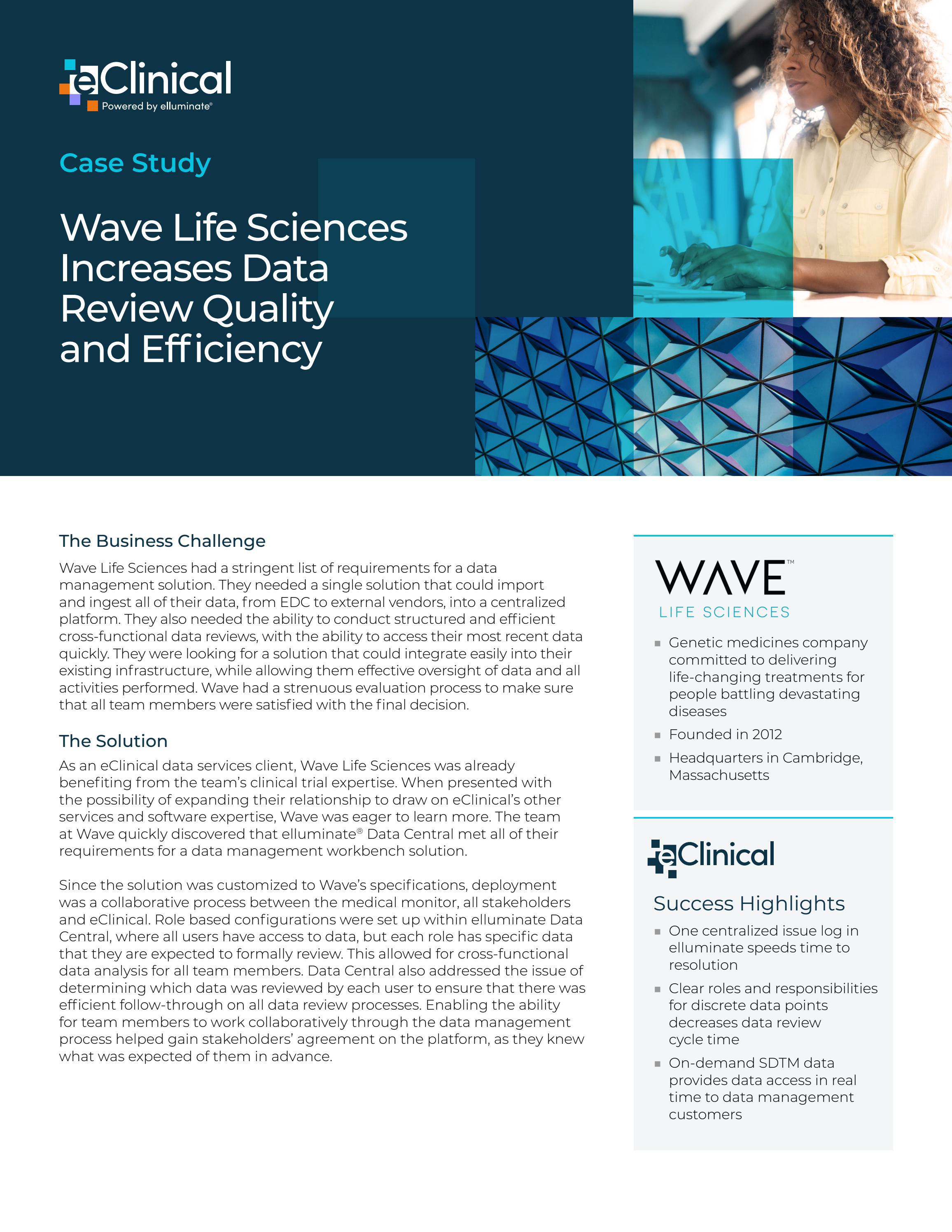 Wave Life Sciences Case Study by eClinical Solutions - Issuu