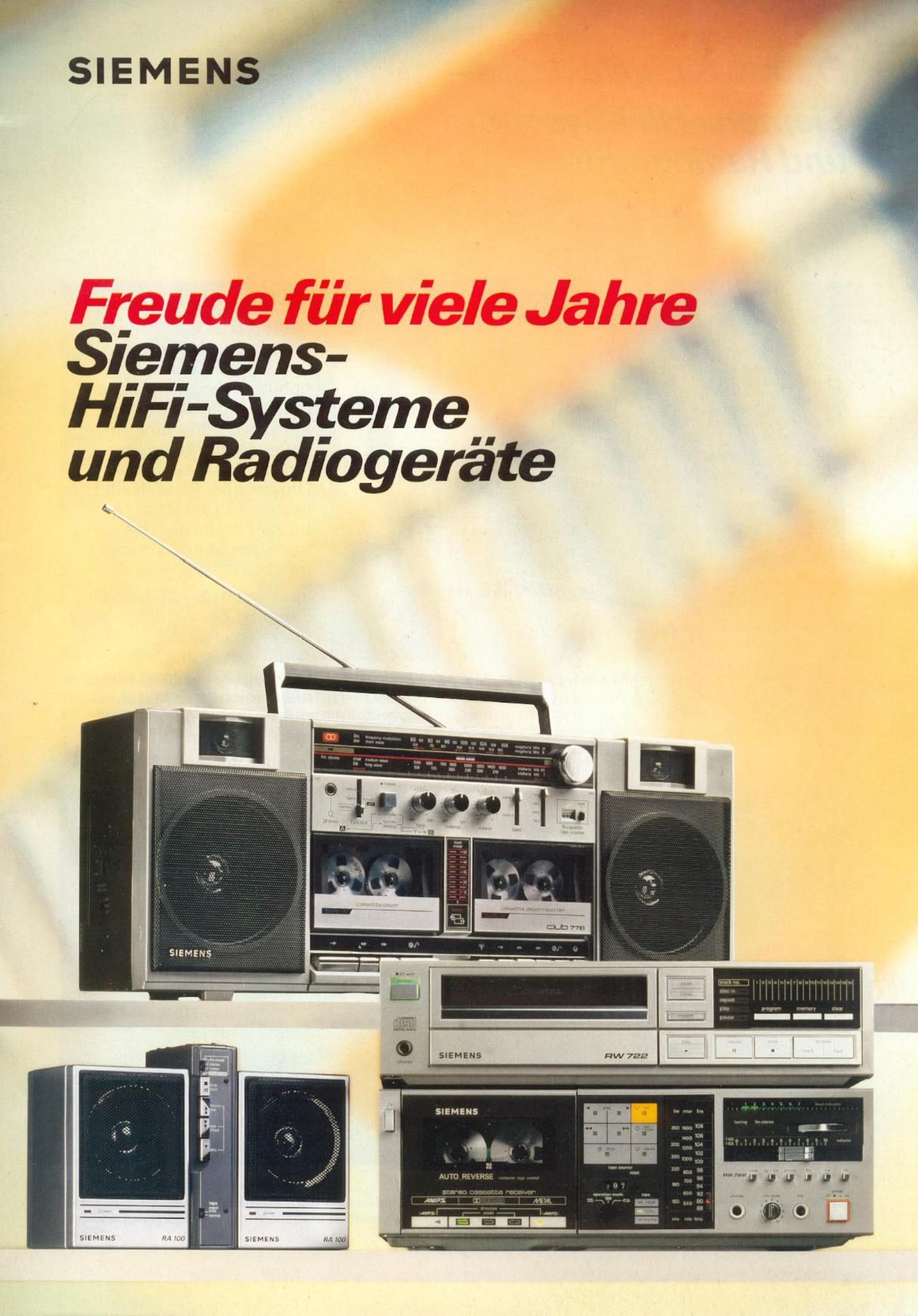 Siemens-HiFI-Systeme und Radioger te 1984 by Alex Chernyak - Issuu