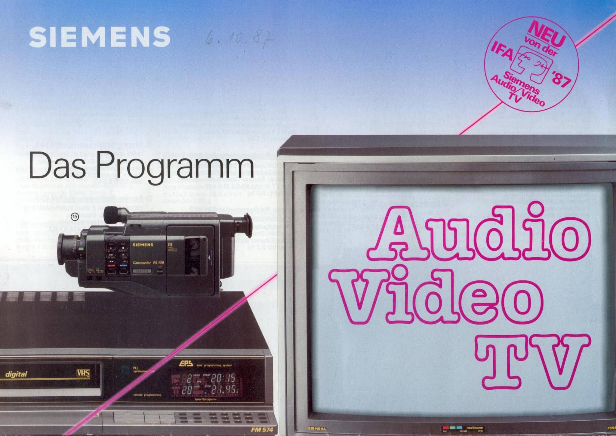 Siemens Audio Viedeo TV 1987 by Alex Chernyak - Issuu