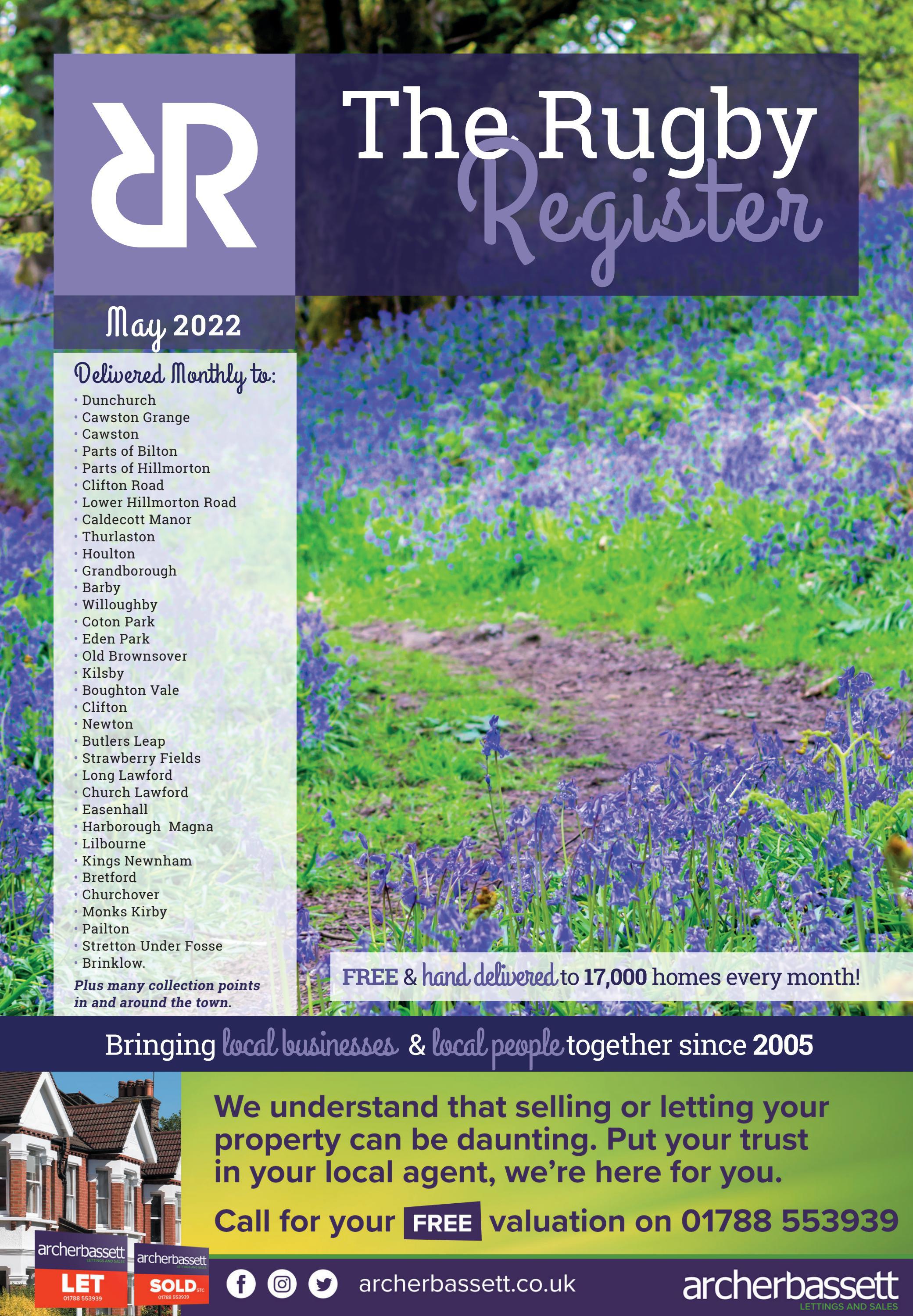 The Rugby Register - May 2022 Edition by RUGBY REGISTER - Issuu